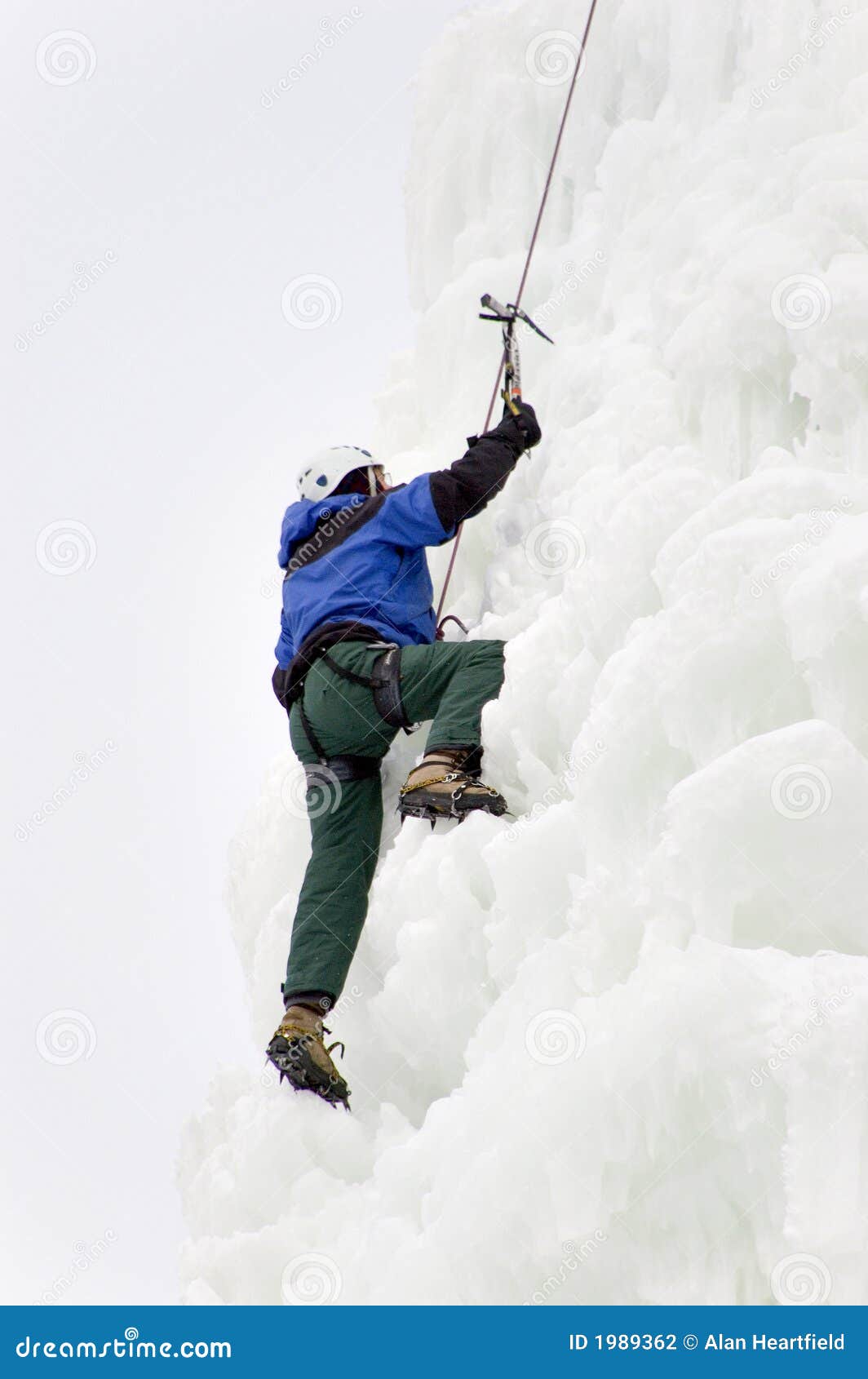 Climber in Snow stock photo. Image of climb, mountain - 1989362