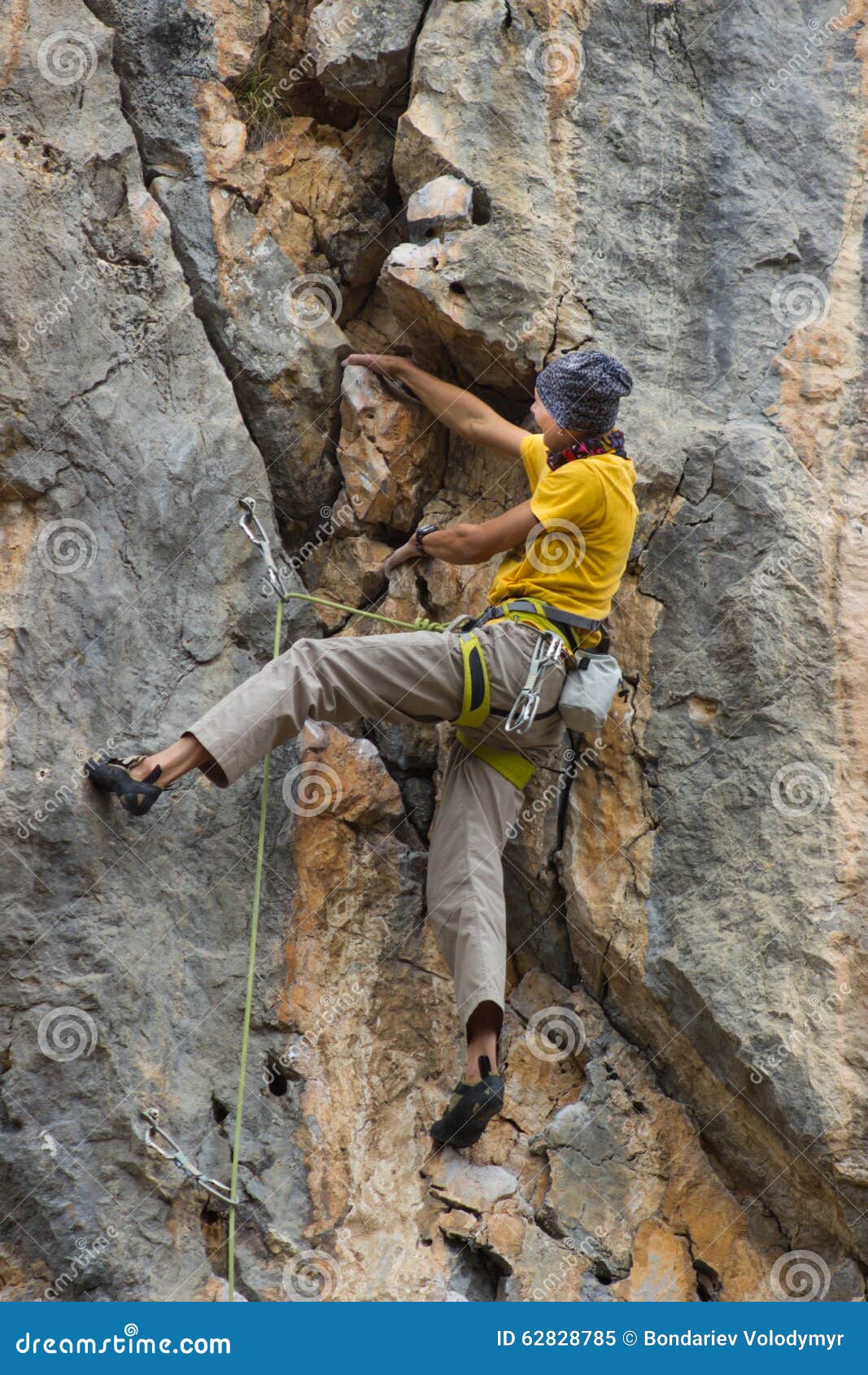 Climber. stock image. Image of balance, effort, climber - 62828785