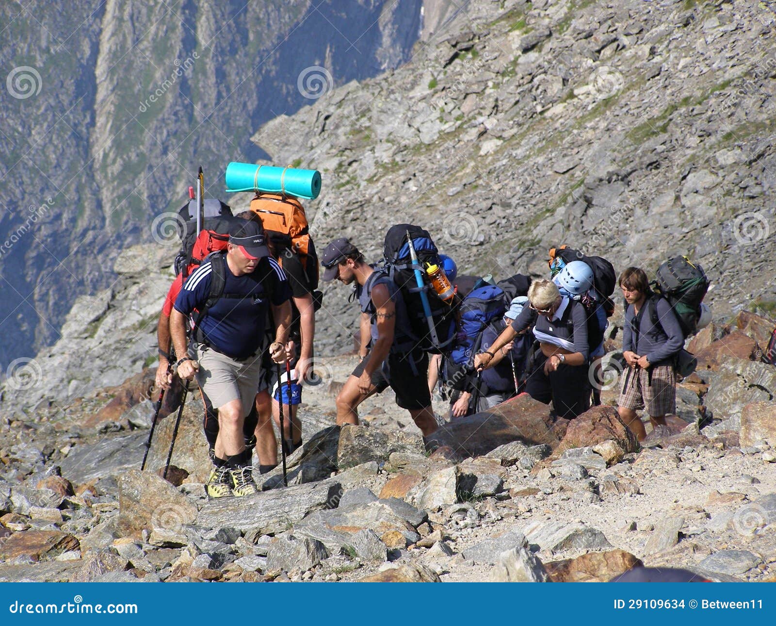 Climbers Going To the Top of Mont Blanc Editorial Stock Image - Image ...