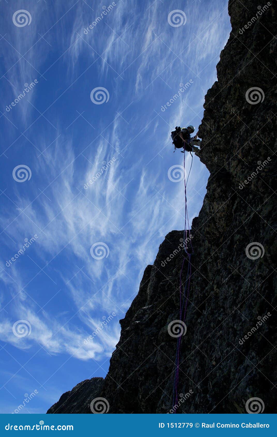 Climbing stock image. Image of granite, climbing, climber - 1512779