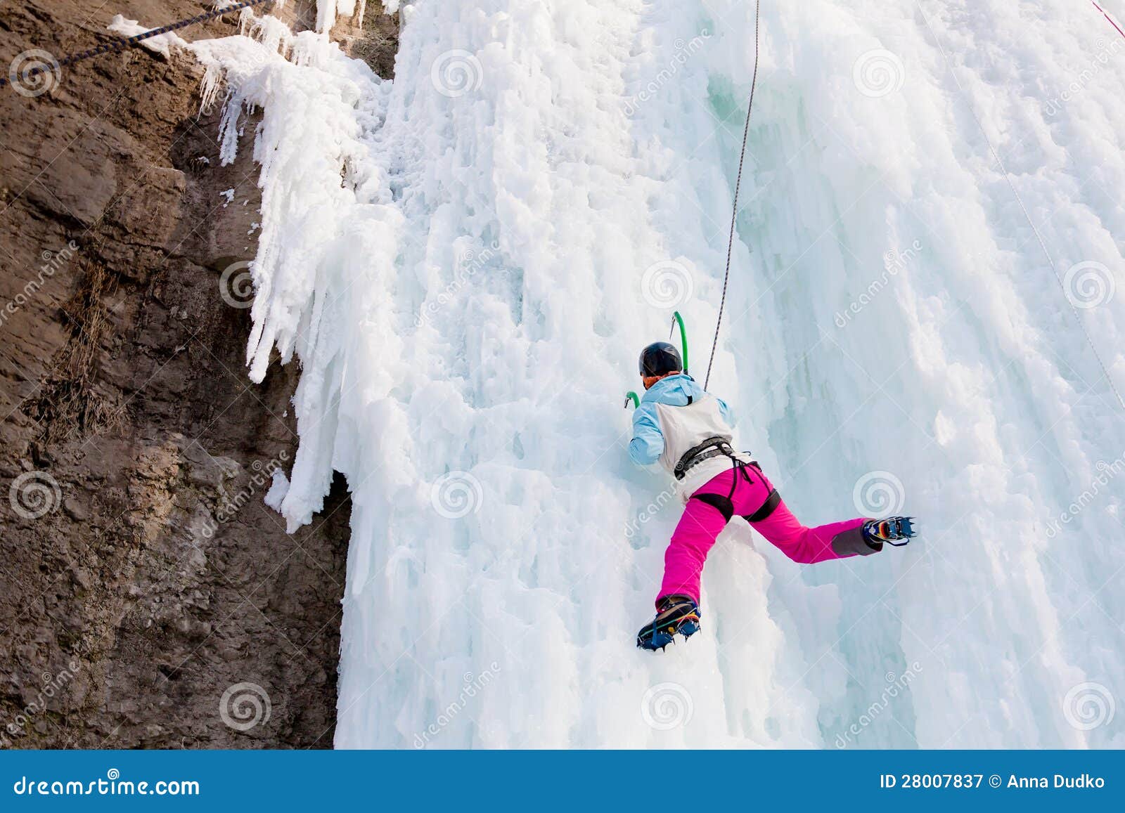 Climbing stock image. Image of frozen, mountain, glacier - 28007837