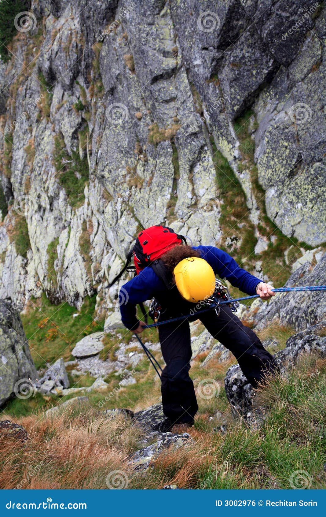 Climbing stock photo. Image of endurance, climber, helmet - 3002976
