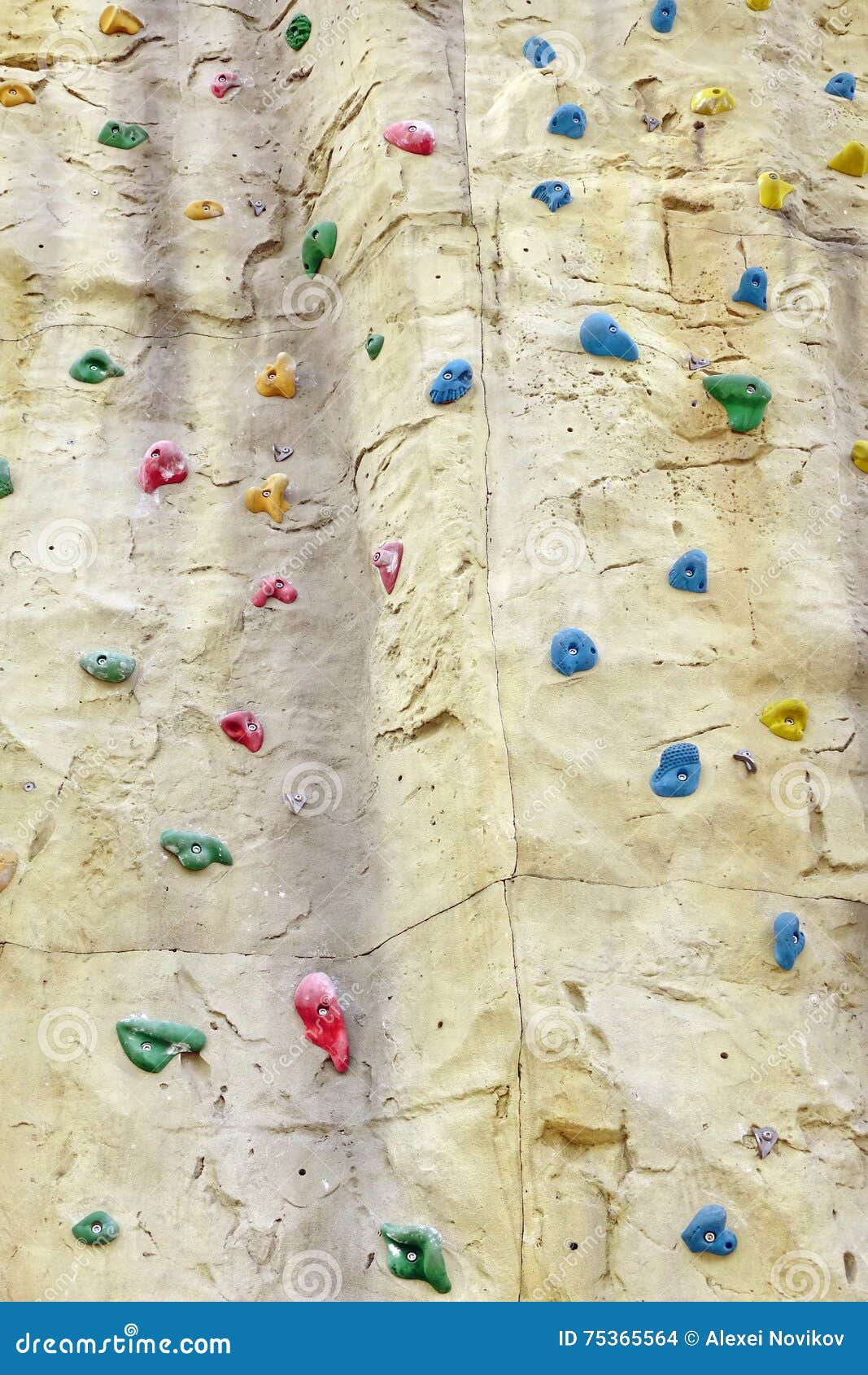 Climbing Artificial Wall Background Texture Stock Photo - Image of ...