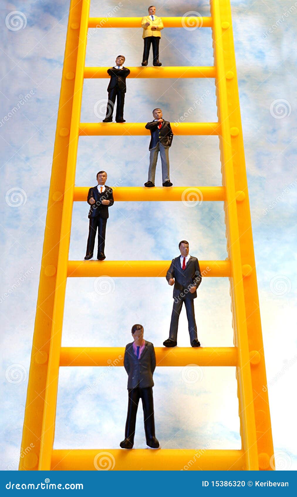 Climbing The Corporate Ladder Picture. Image: 15386320