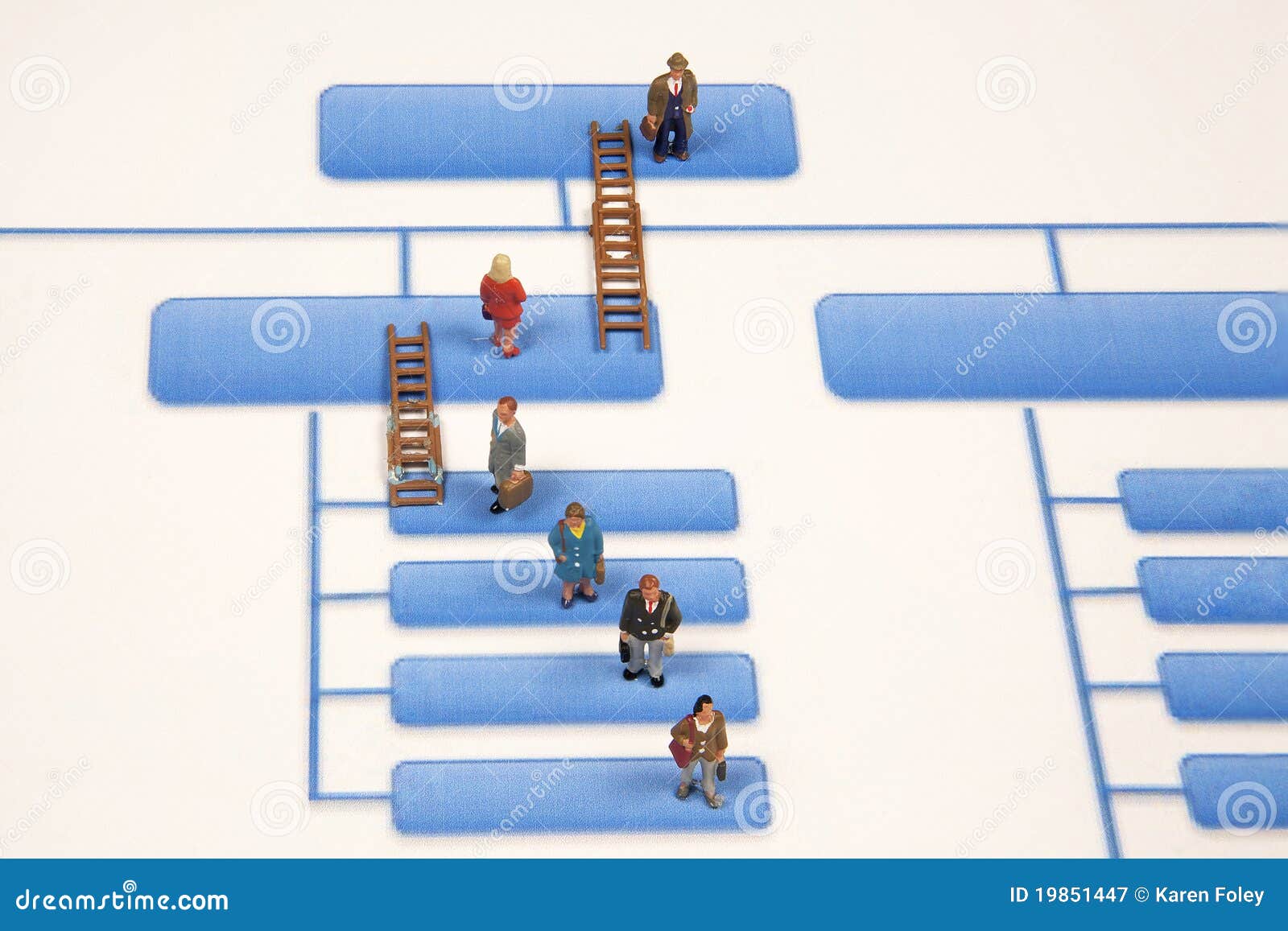 Climbing the Corporate Ladder Stock Image - Image of success, people ...