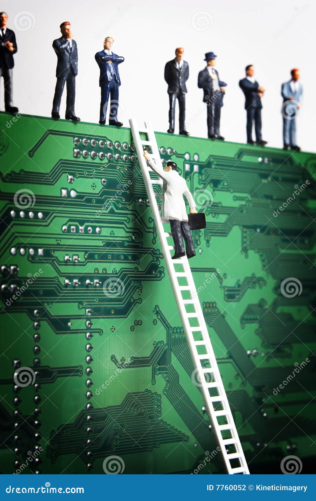 Climbing the Corporate Ladder Stock Photo - Image of courage, judging ...