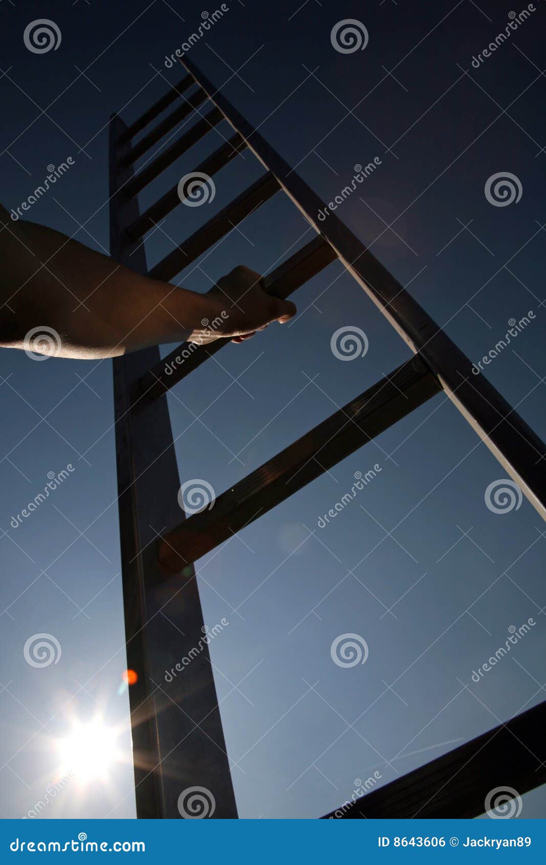 Climbing the Corporate Ladder Stock Photo - Image of male, working: 8643606