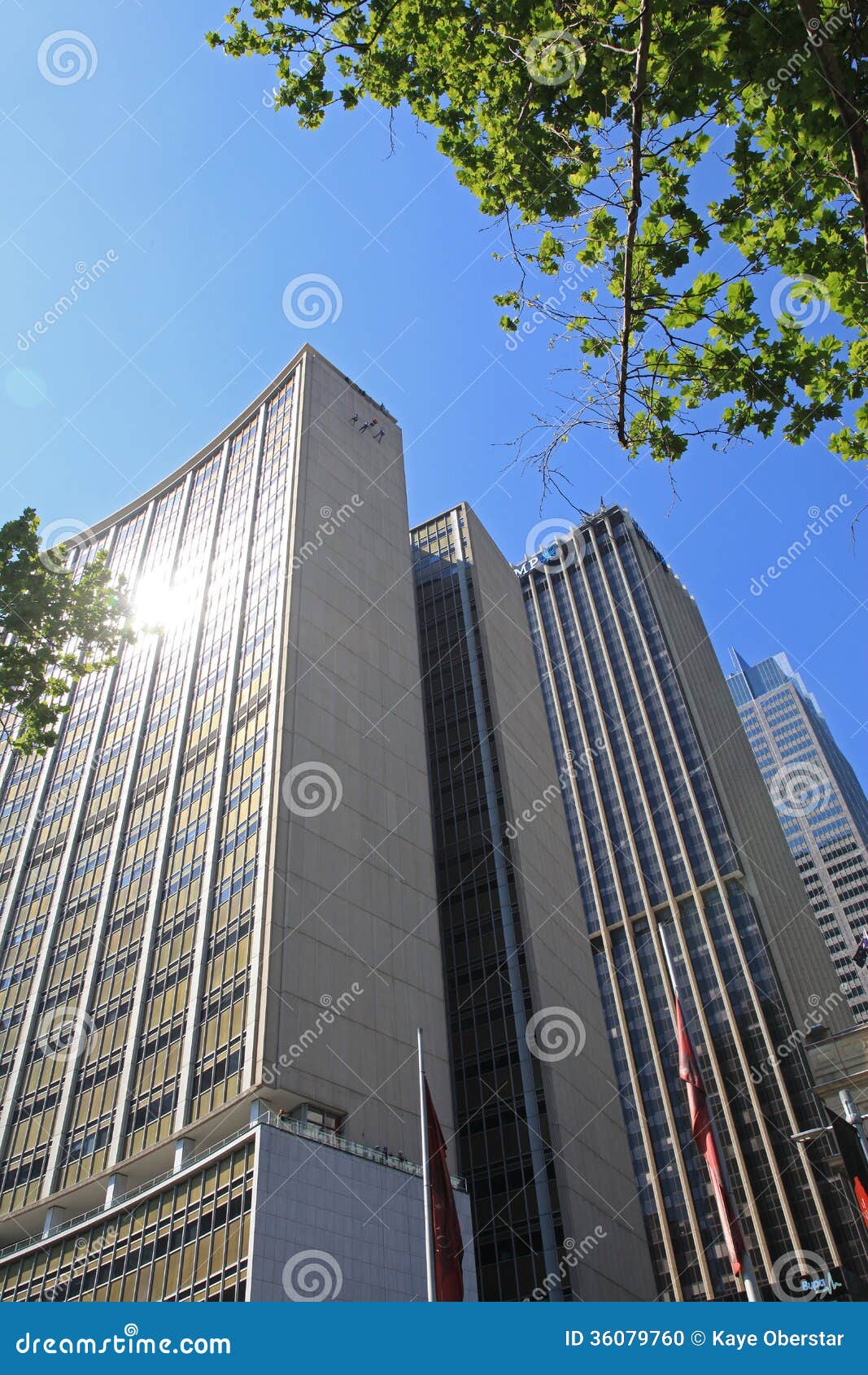 Climbing and Descending the High Rises in Australia Stock Photo - Image ...