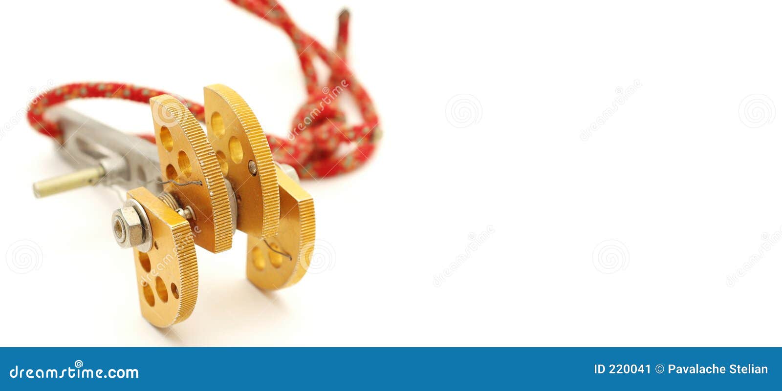 Climbing Equipment - Adjustable Friend Stock Image - Image of helmet ...