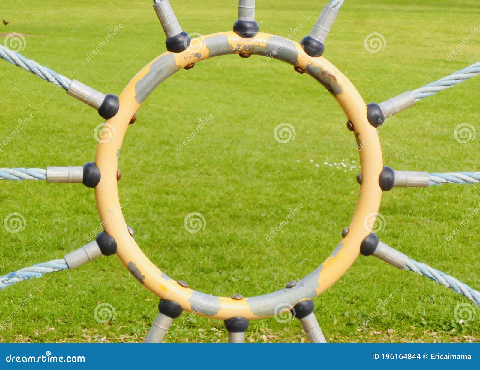 A Climbing Frame for Child To Play in the Playground. Stock Photo ...