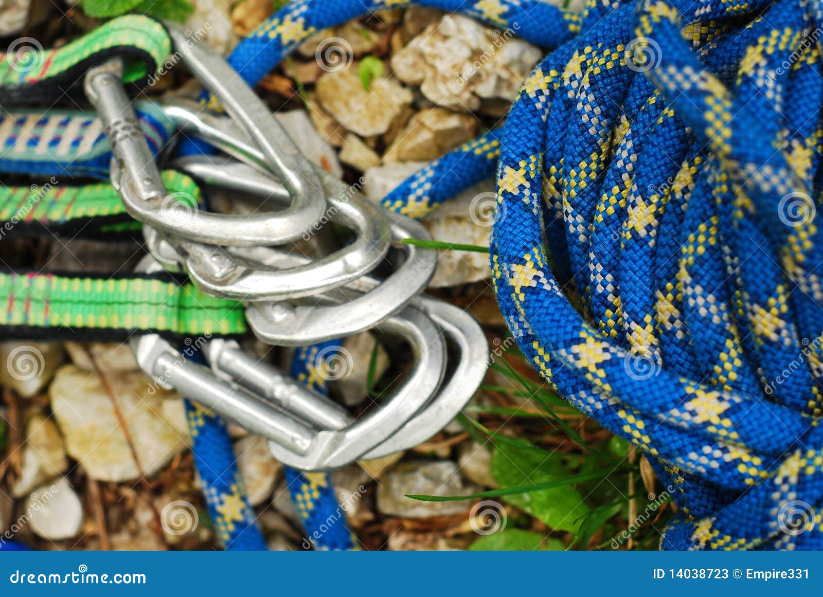 Climbing gear stock image. Image of sport, mountain, resistant - 14038723