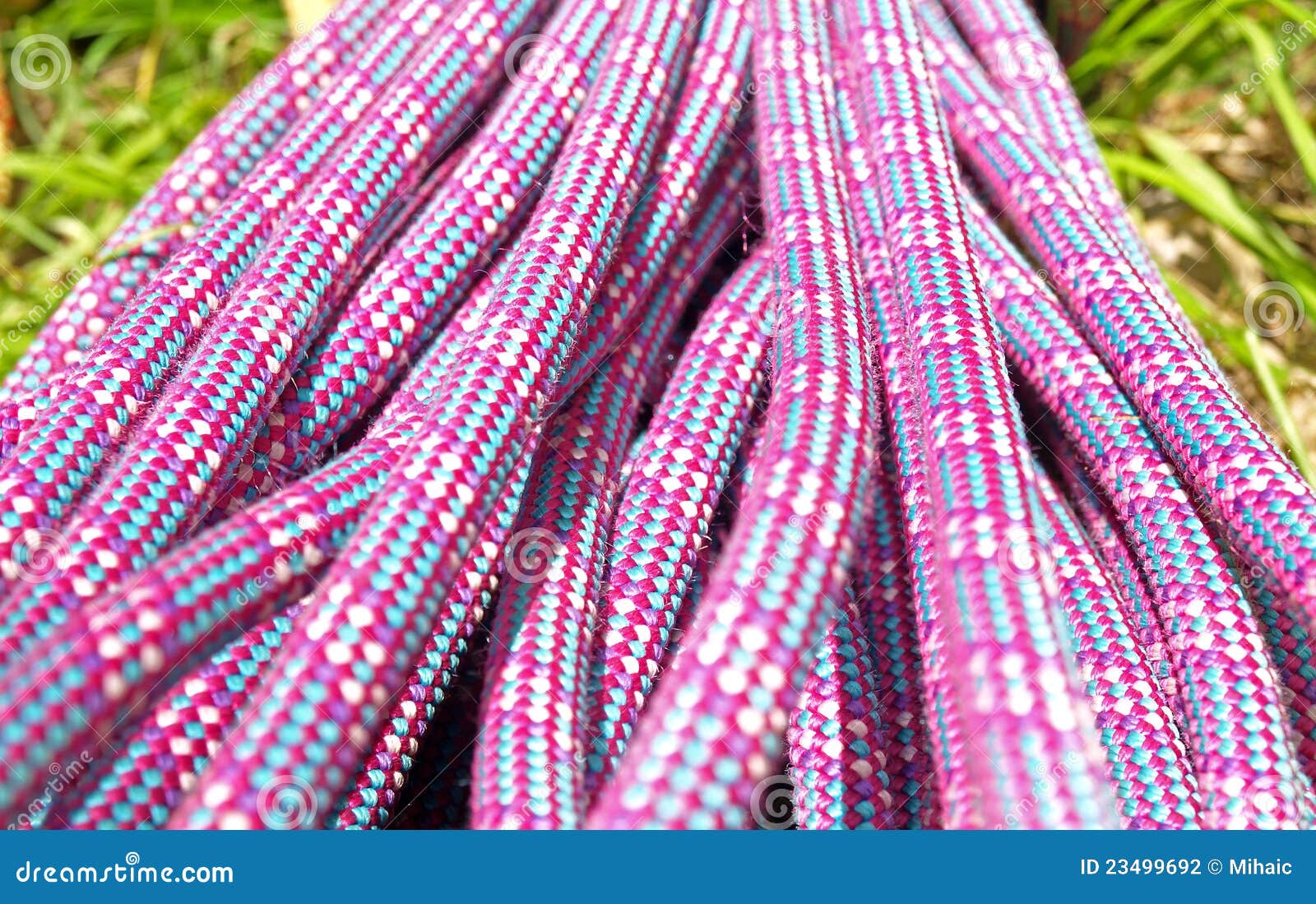 Climbing half rope detail stock photo. Image of safety - 23499692