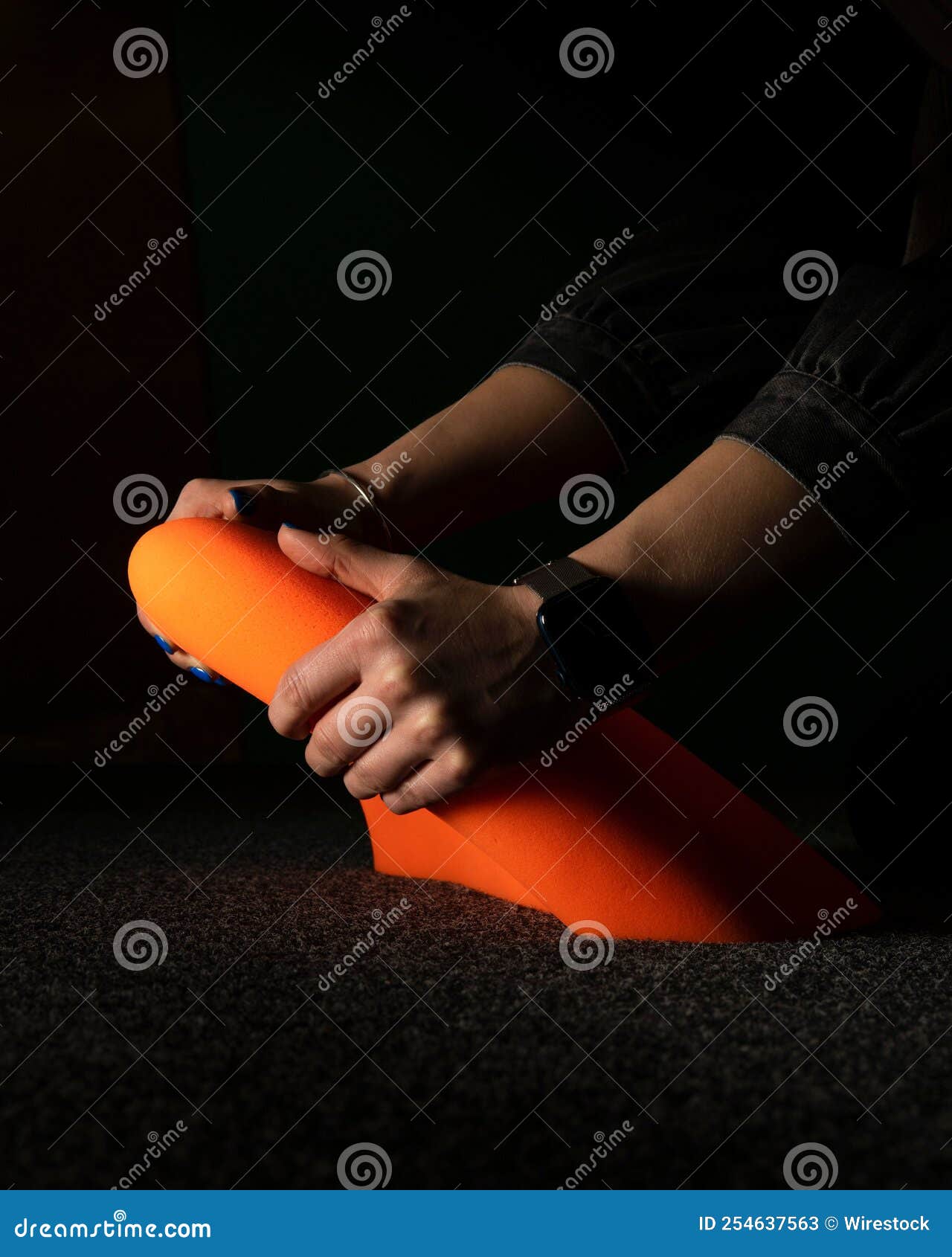 Climbing Hold in the Bouldering Gym Stock Image - Image of bucket ...
