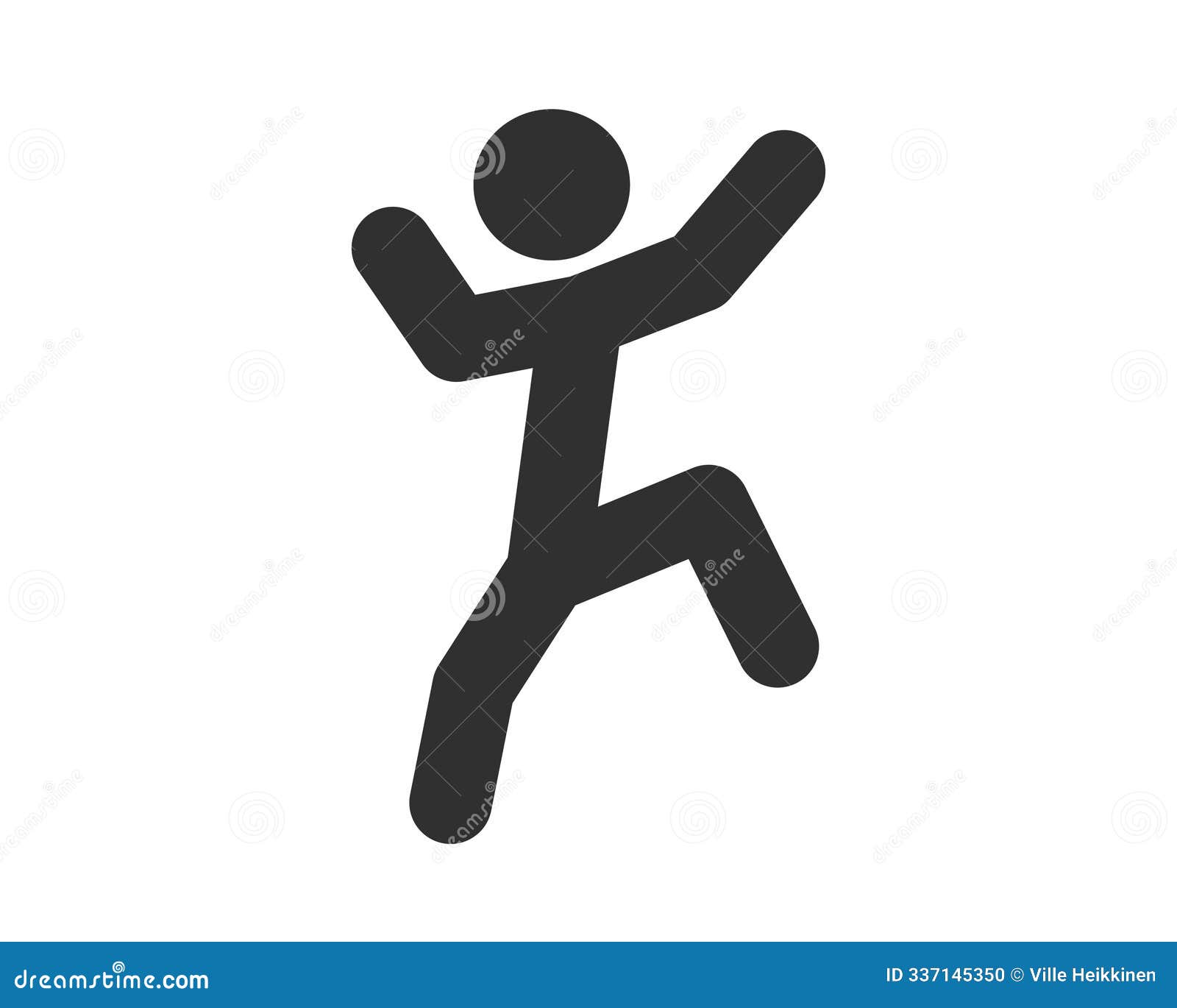 Climbing Icon Symbol. Man Climbing Sign Stock Illustration ...