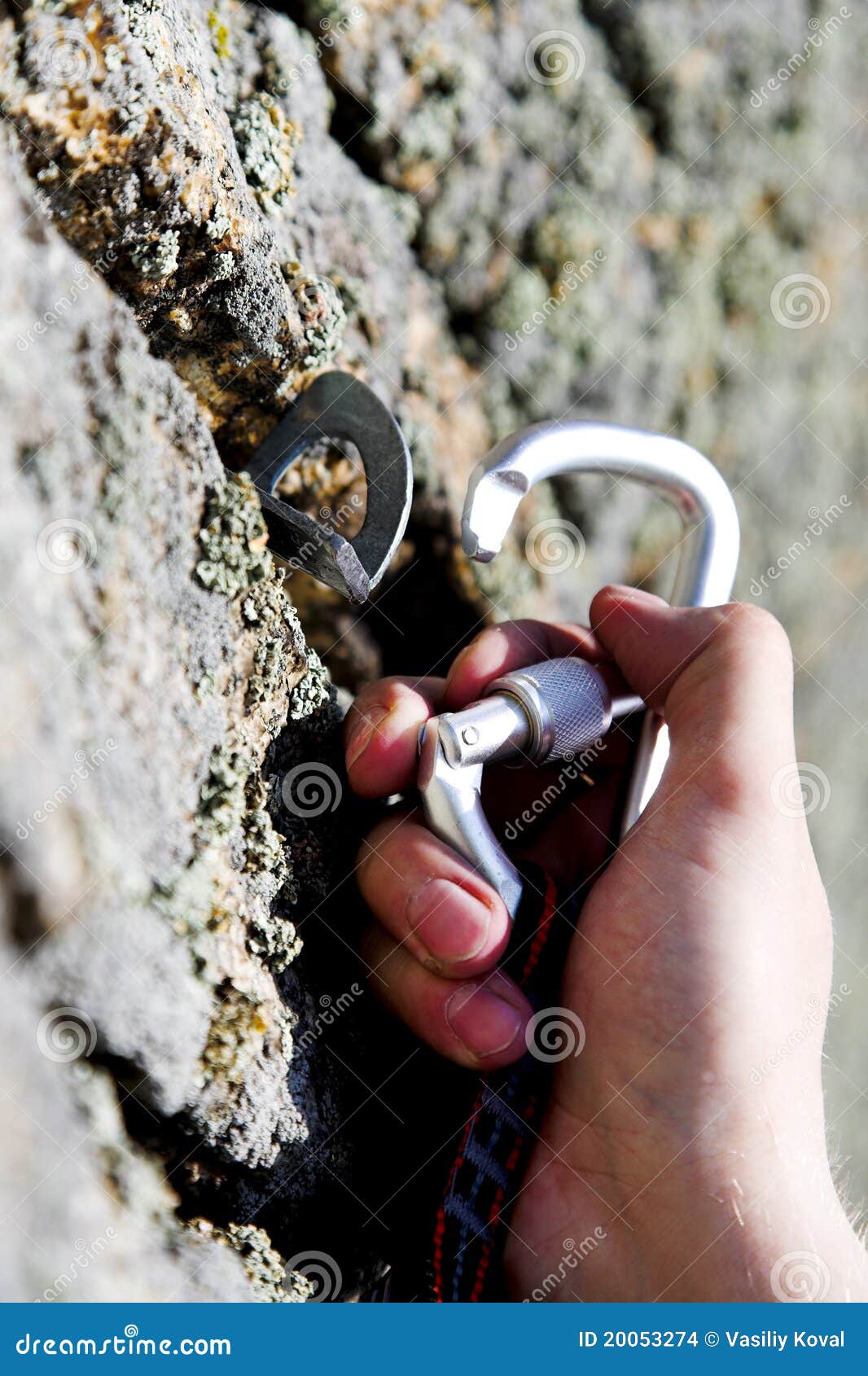 Climbing iron stock photo. Image of equipment, stress - 20053274