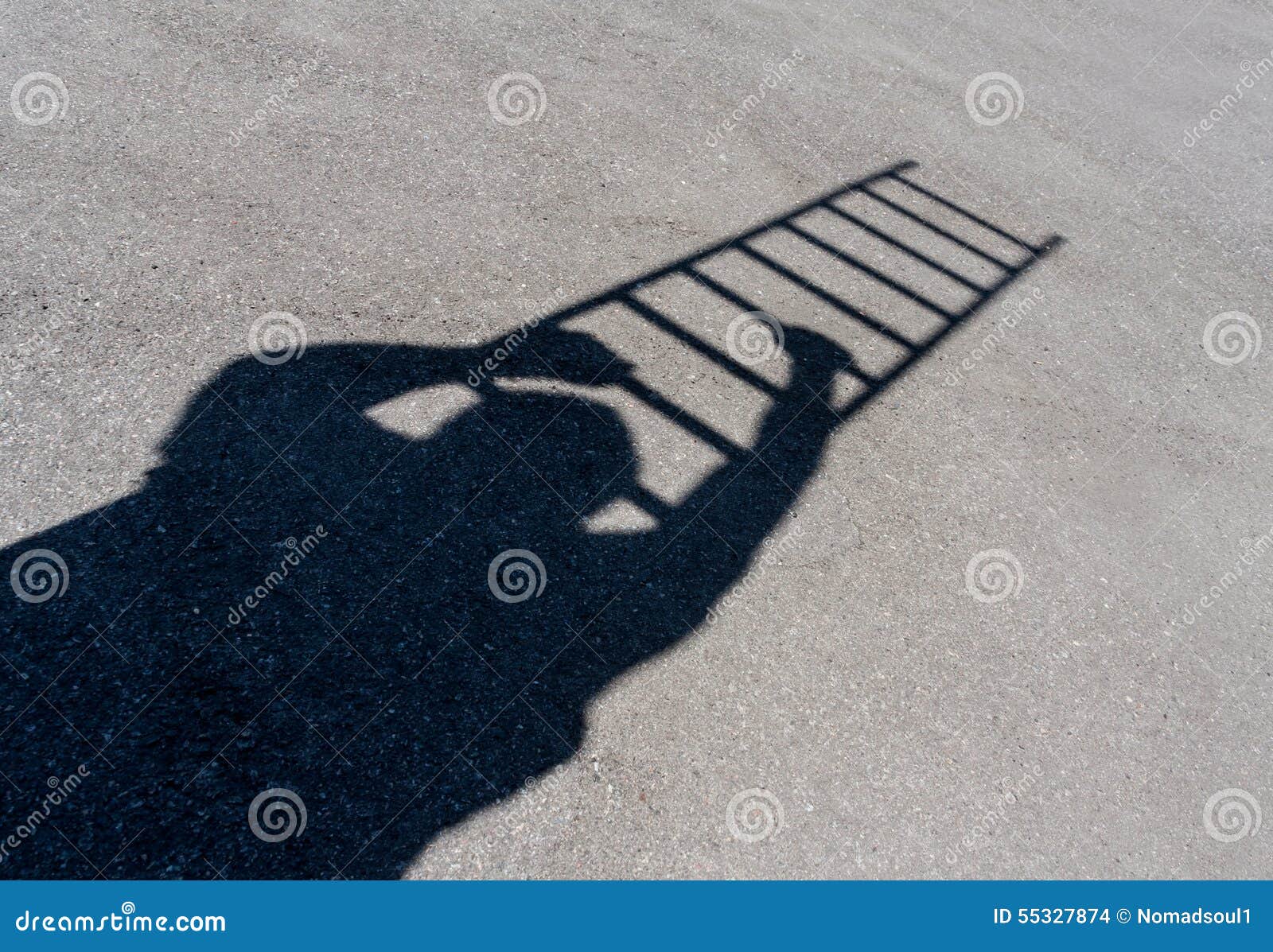 Climbing man shadow stock photo. Image of aspirations - 55327874