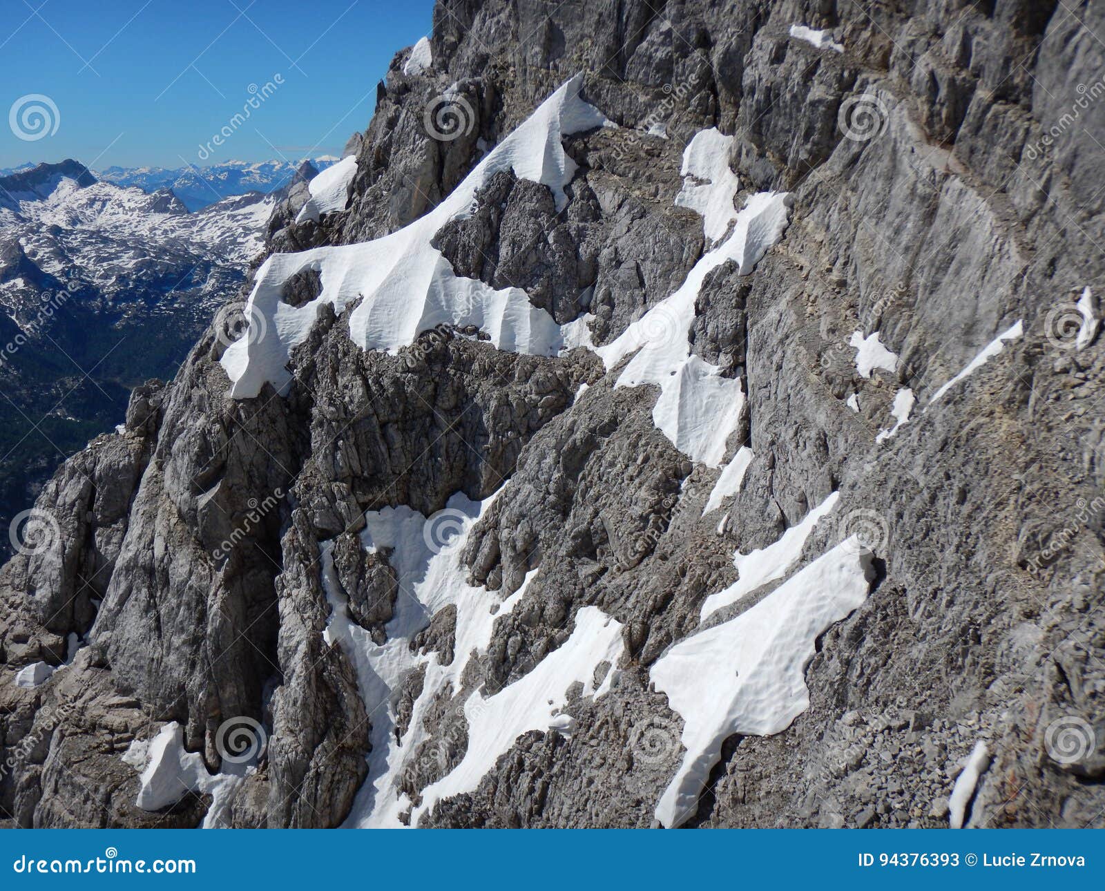 Climbing Mountain Ridge Watzmann in Germany Stock Image - Image of ...