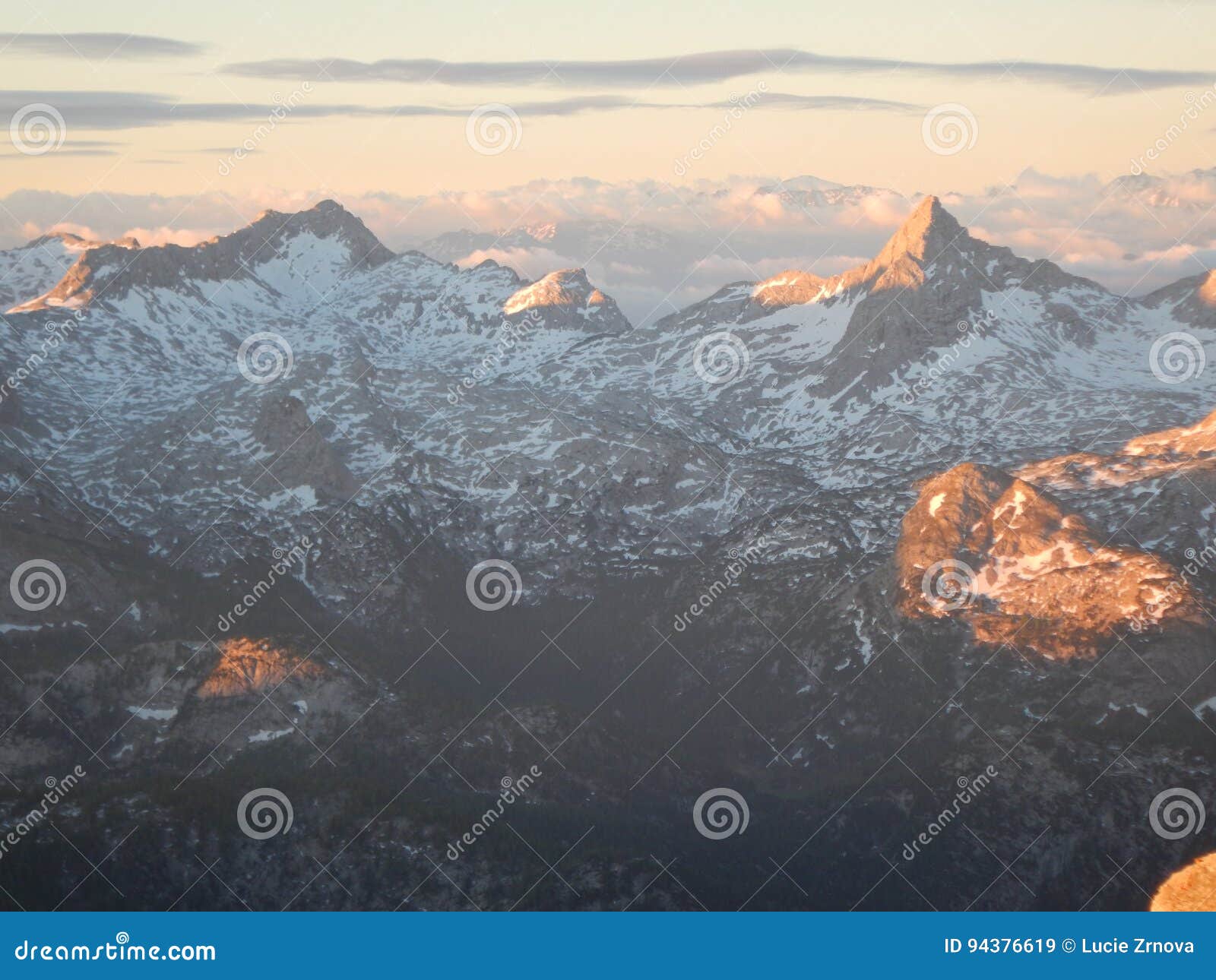 Climbing Mountain Ridge Watzmann in Germany Stock Image - Image of ...