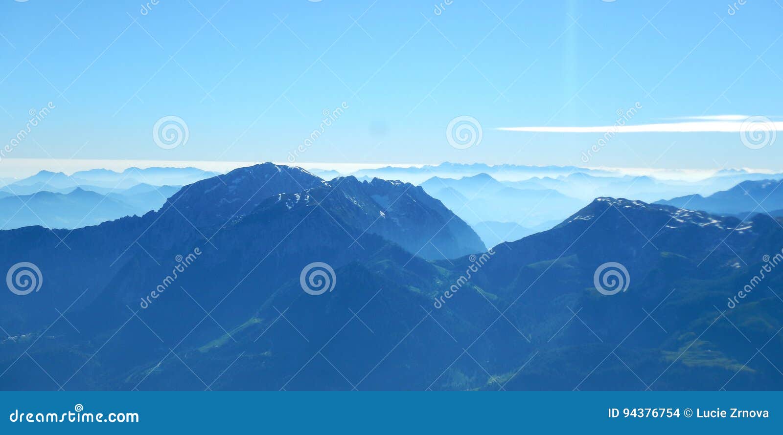 Climbing Mountain Ridge Watzmann in Germany Stock Photo - Image of alps ...