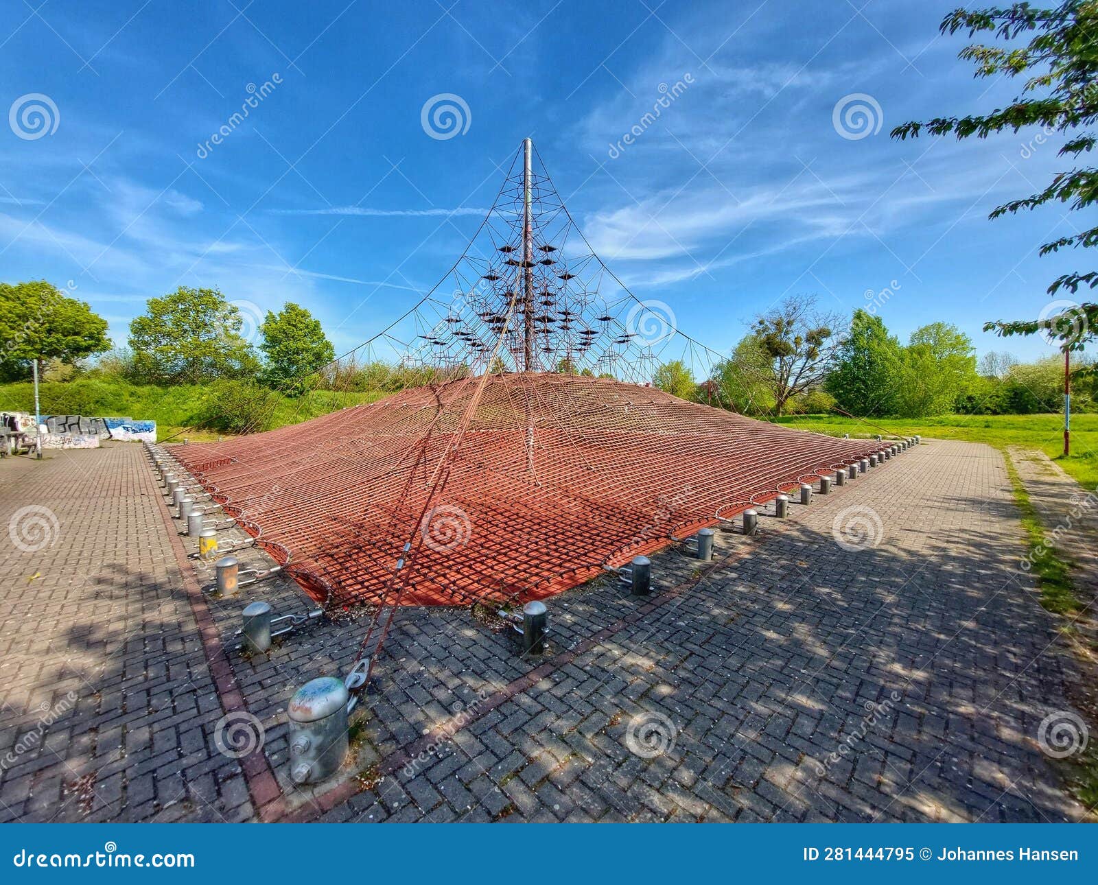 A Climbing Playground in a German City Stock Image - Image of sports ...