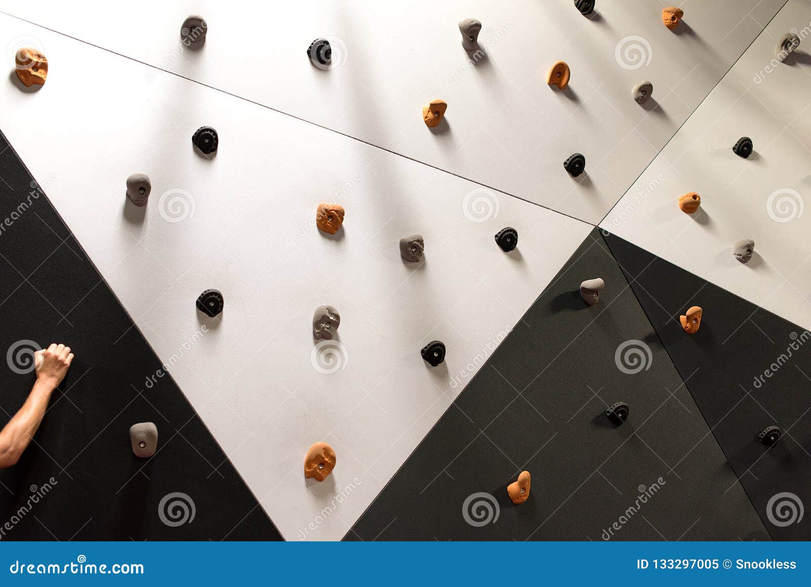 Climbing practice wall stock image. Image of activity - 133297005