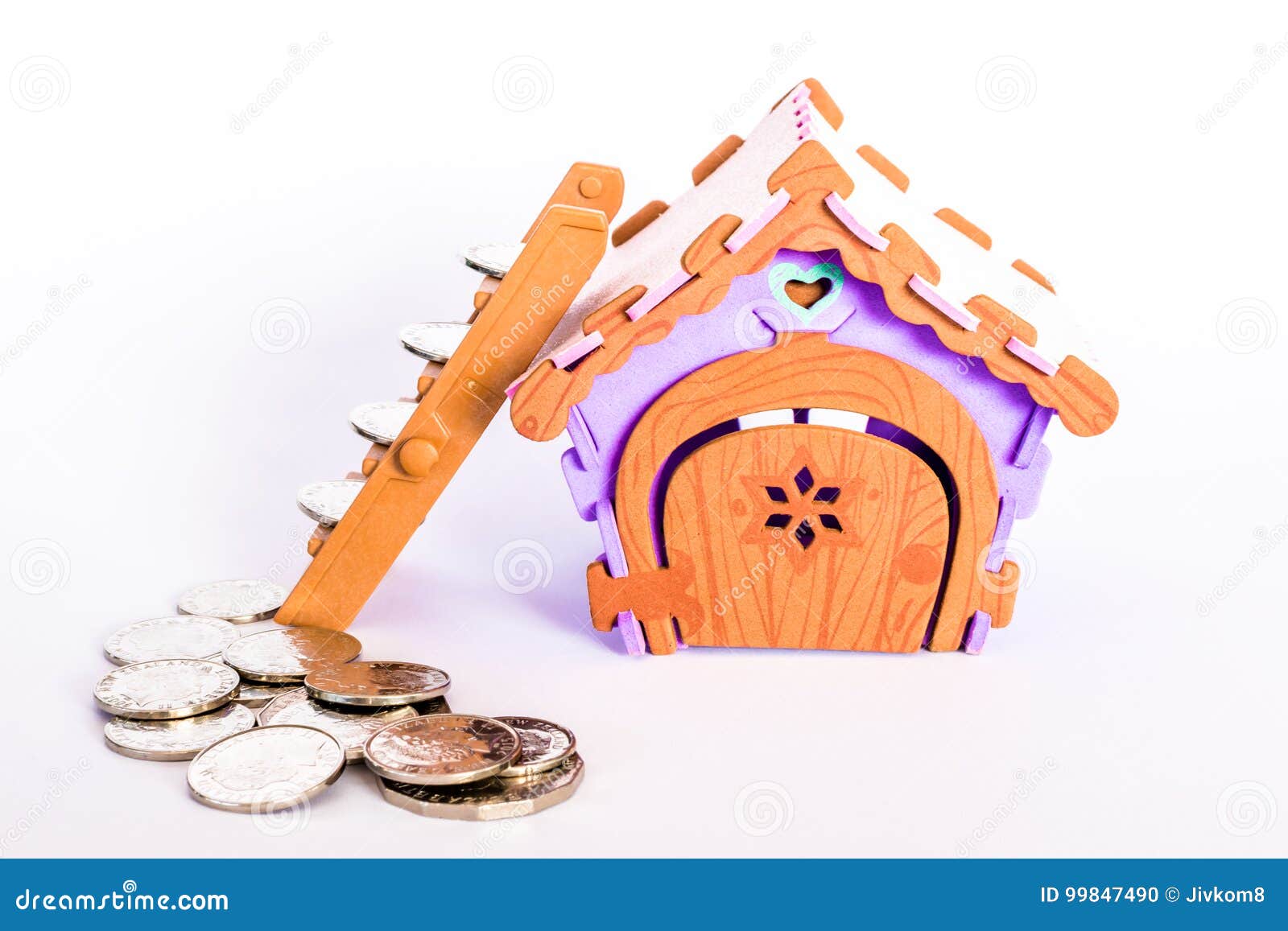 Climbing the Property Ladder Stock Photo - Image of ownership, house ...