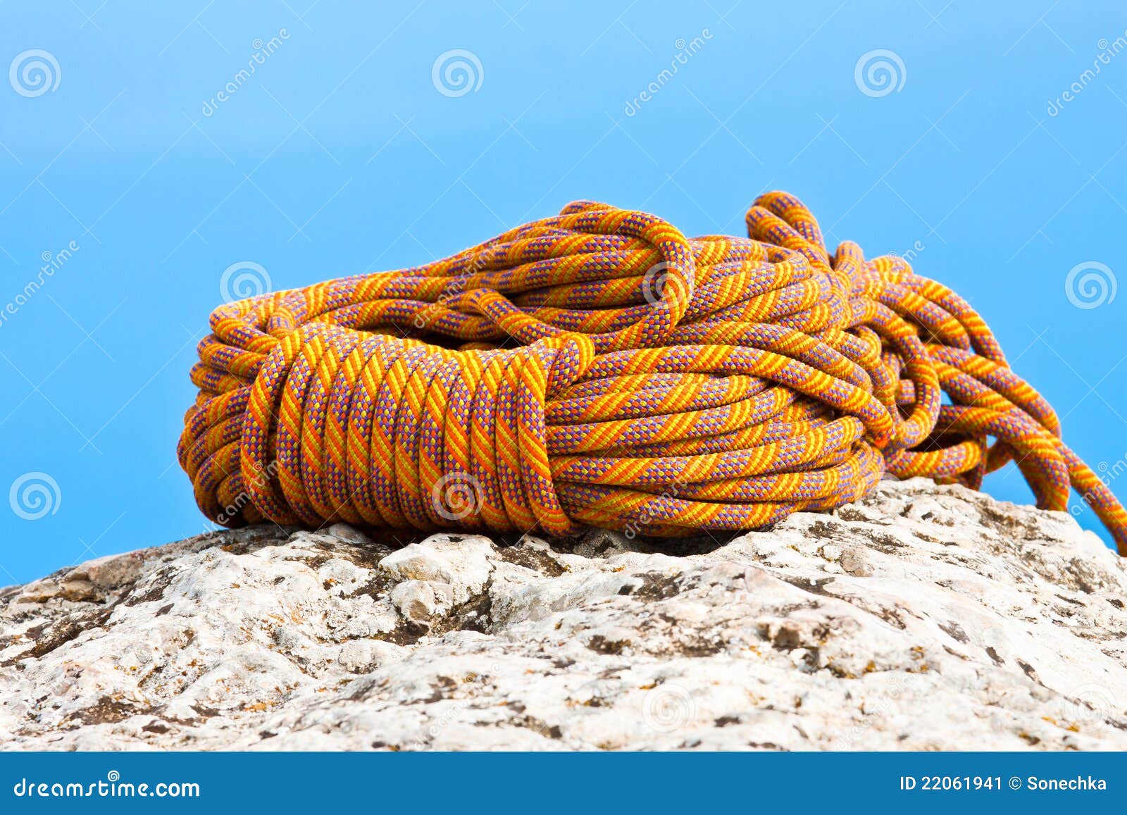 Climbing Rope stock image. Image of moving, leisure, clouds - 22061941