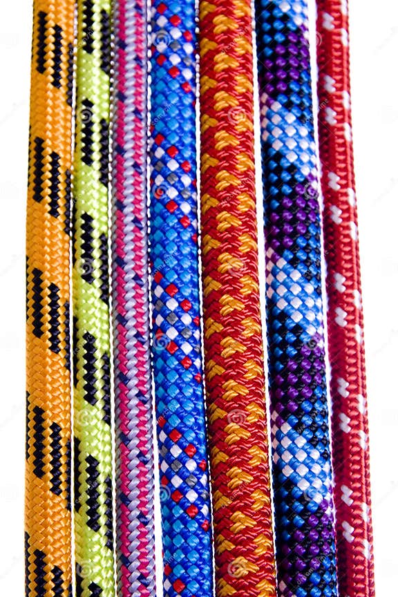 Climbing rope stock image. Image of carabiner, background - 8982669