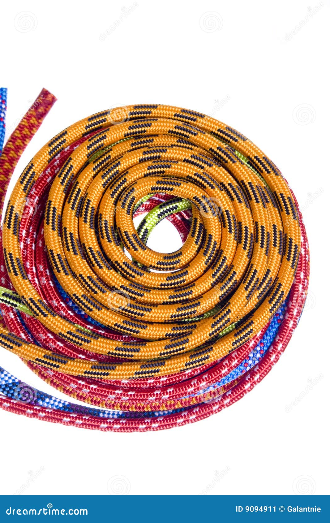 Climbing rope stock image. Image of hiking, recreation - 9094911