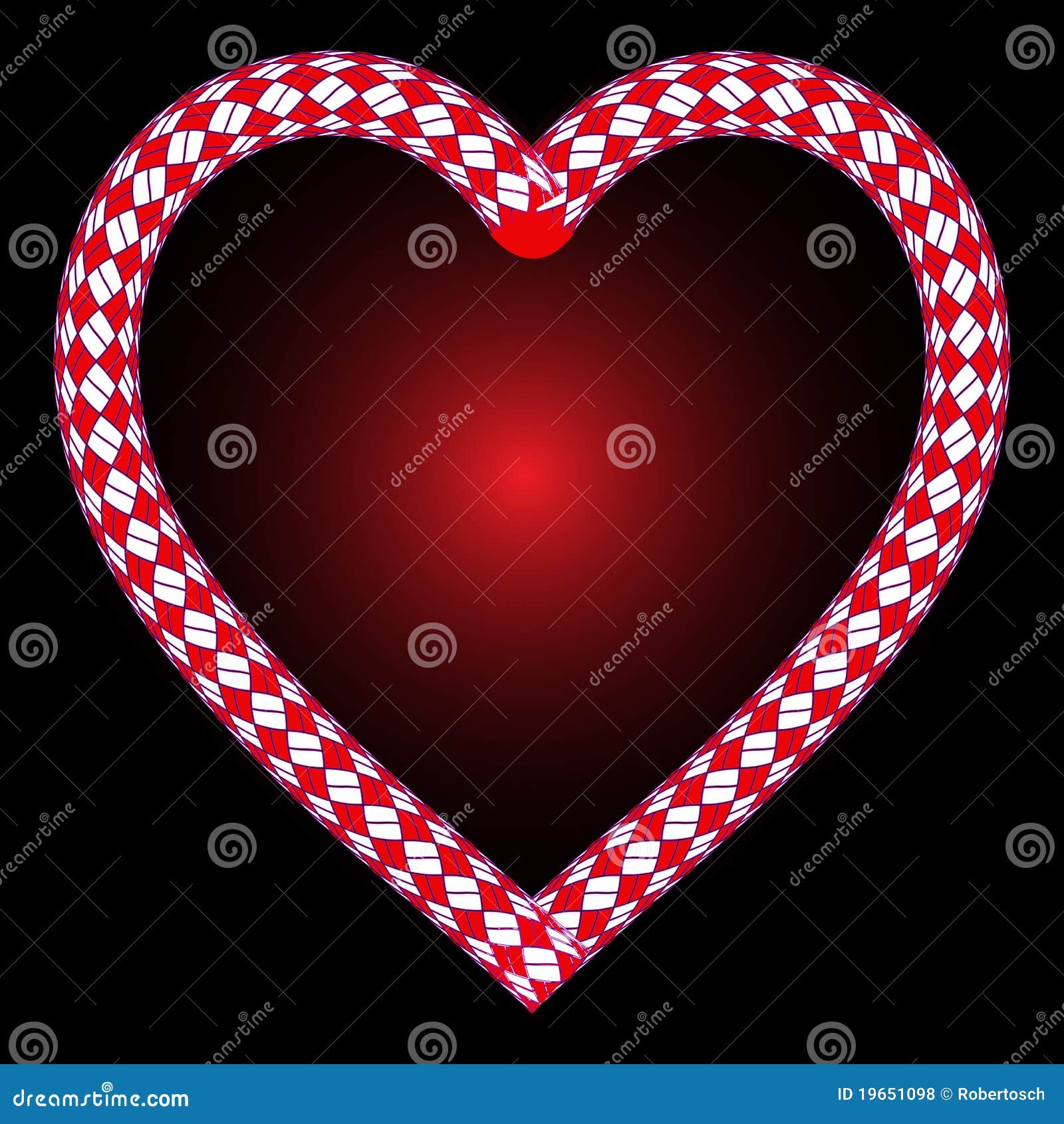Set Of Rope Heart Knots Cartoon Vector | CartoonDealer.com #65702983