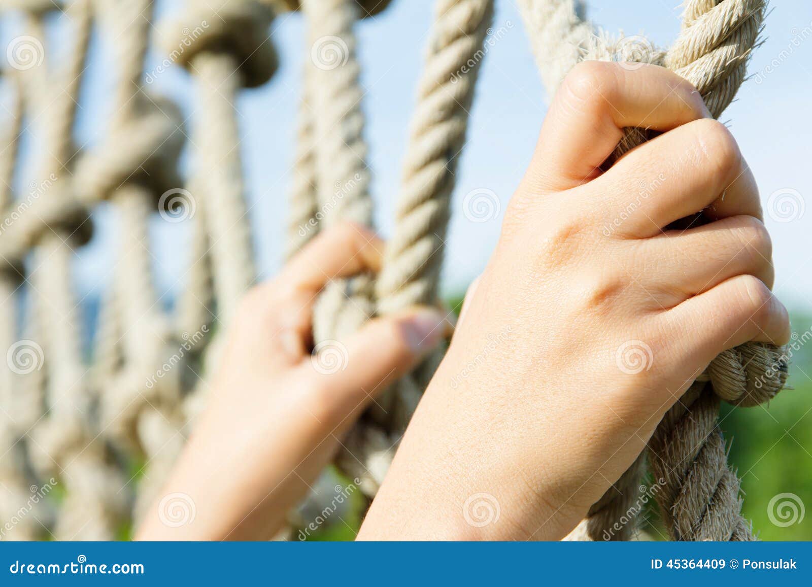Climbing ropes stock image. Image of playful, recreational - 45364409