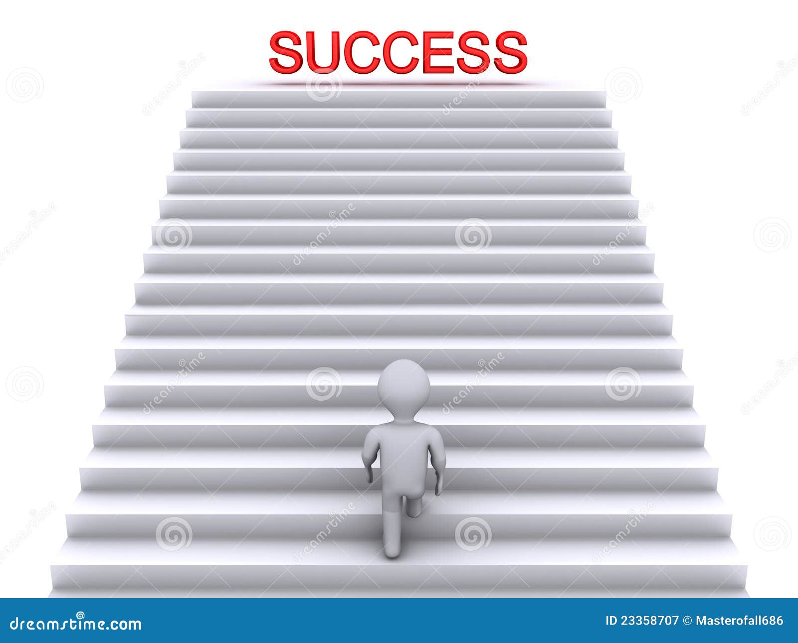 Climbing stairs to success stock illustration. Illustration of grey ...