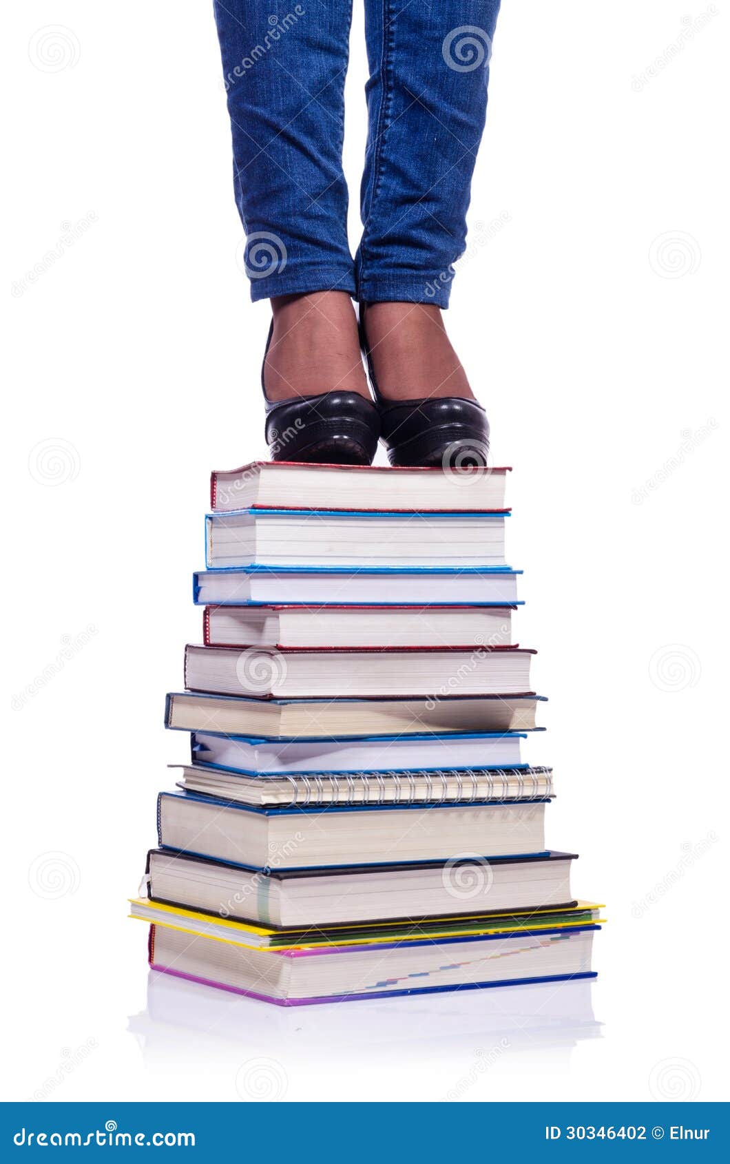 Climbing the Steps of Knowledge Stock Photo - Image of order ...