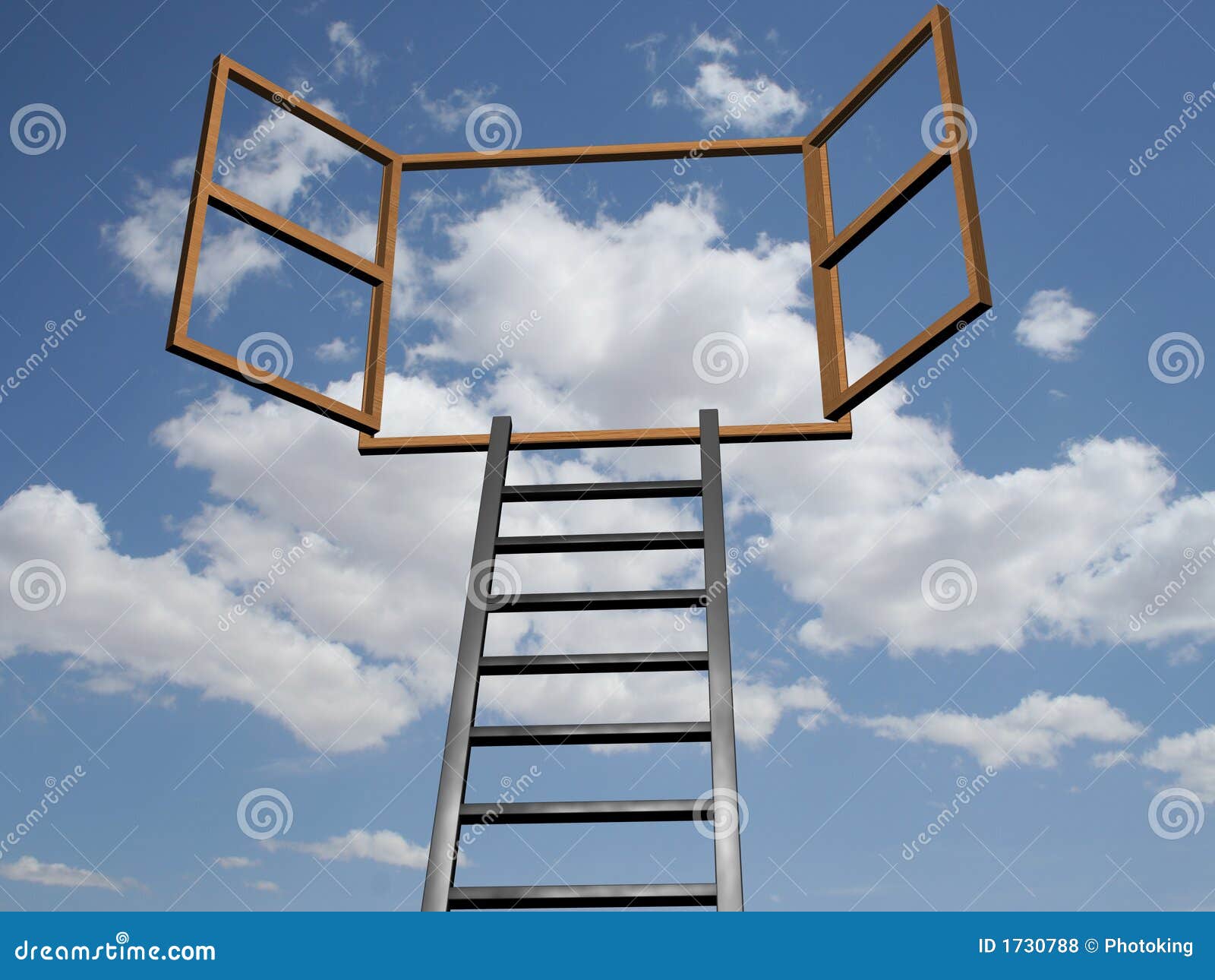 CLIMBING TO SUCCESS stock illustration. Illustration of upward - 1730788
