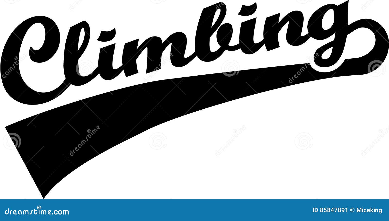 Bouldering Word With Silhouette Cartoon Vector | CartoonDealer.com ...