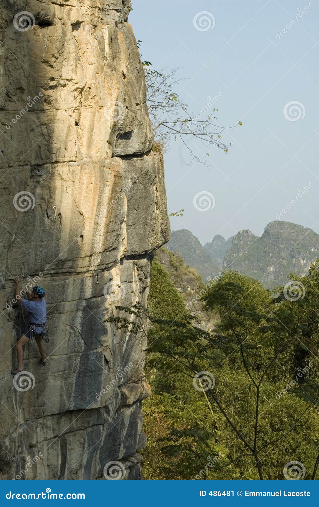 Climbs stock image. Image of sports, climbing, china, risk - 486481
