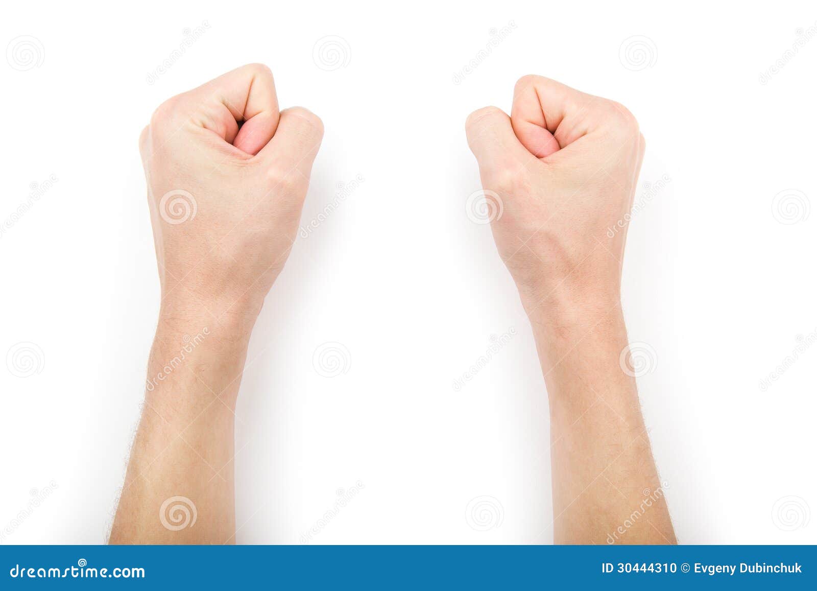 Clinched fists stock photo. Image of isolated, knuckle - 30444310
