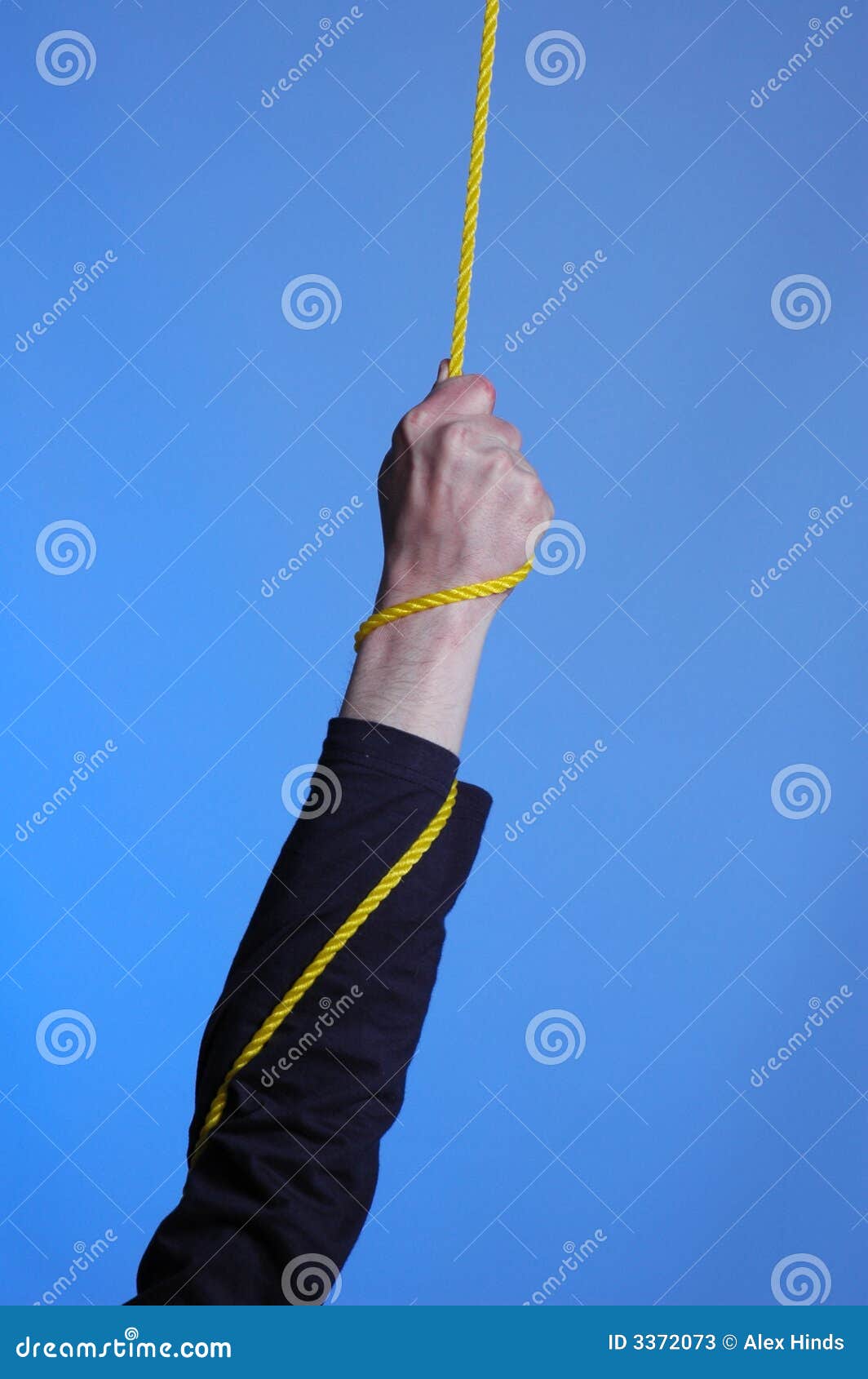 Clinging on stock image. Image of rope, hands, climbing - 3372073
