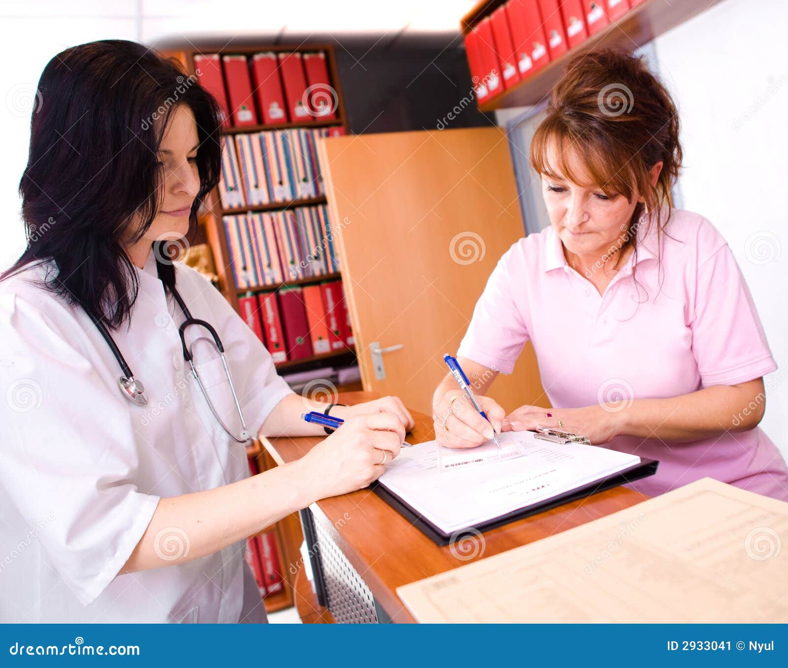 Clinic Reception stock image. Image of form, clinic, physician - 2933041