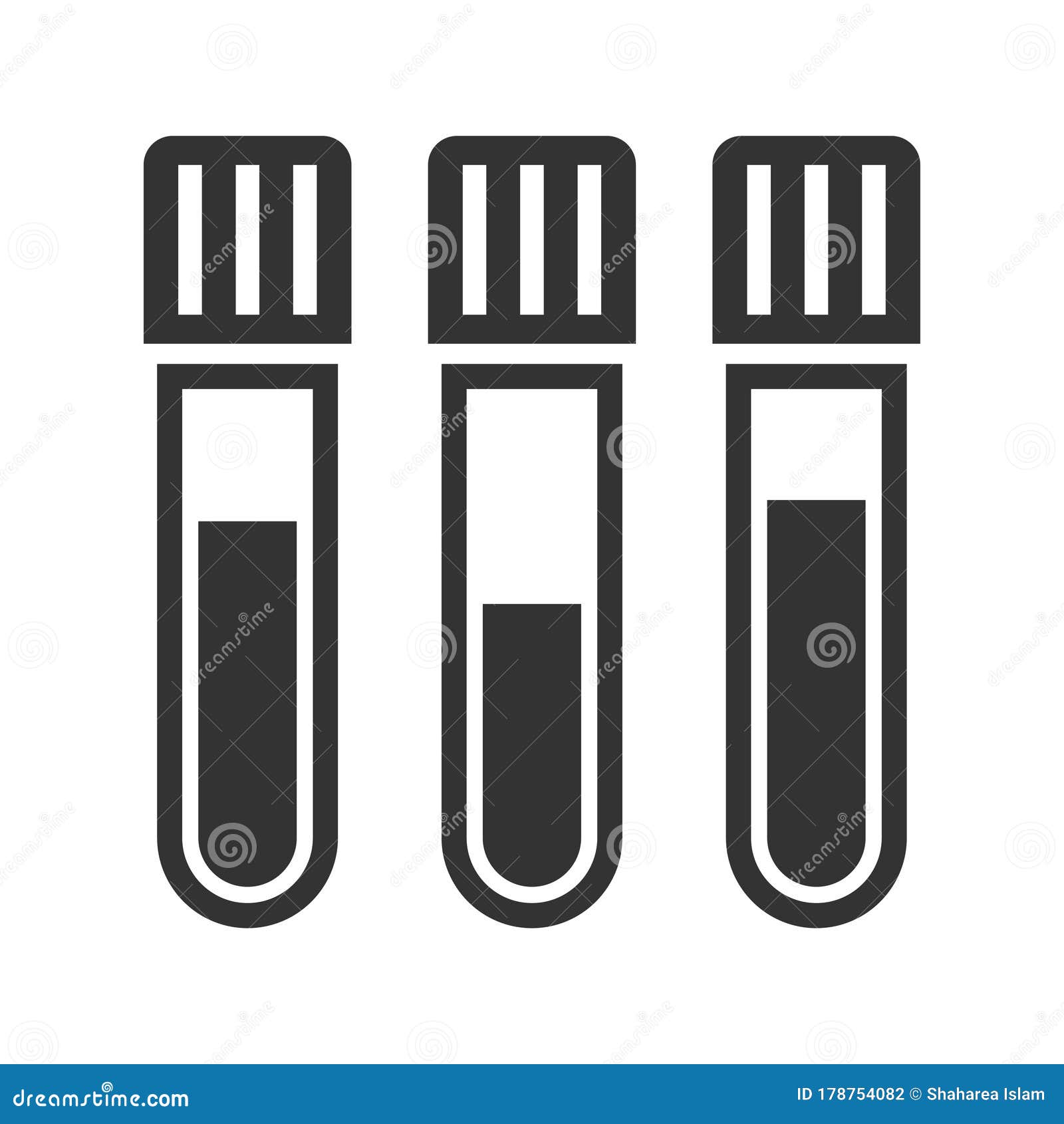 Clinical Analysis Icon stock vector. Illustration of test - 178754082