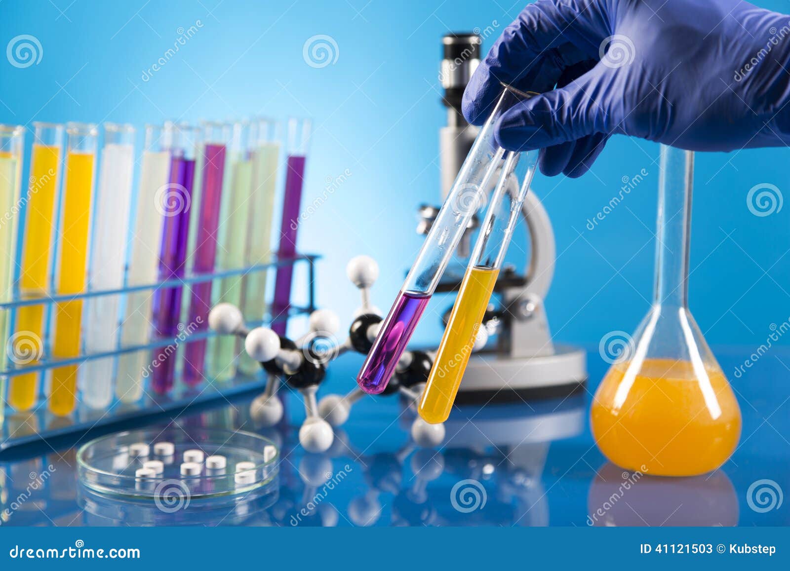 Clinical Trials in the Laboratory Stock Image - Image of glassware ...