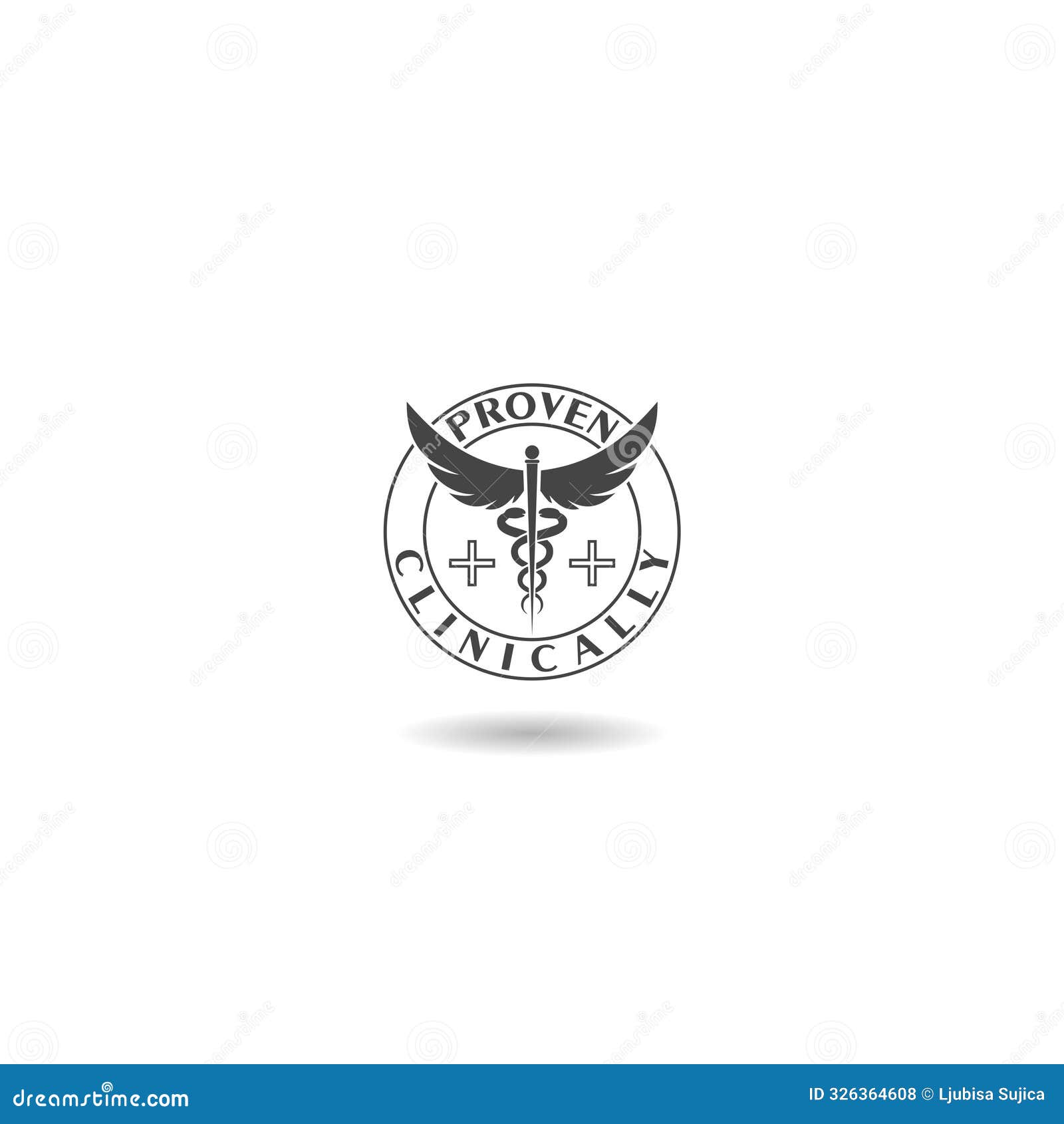 Clinically Proven Logo Cartoon Vector | CartoonDealer.com #263879779