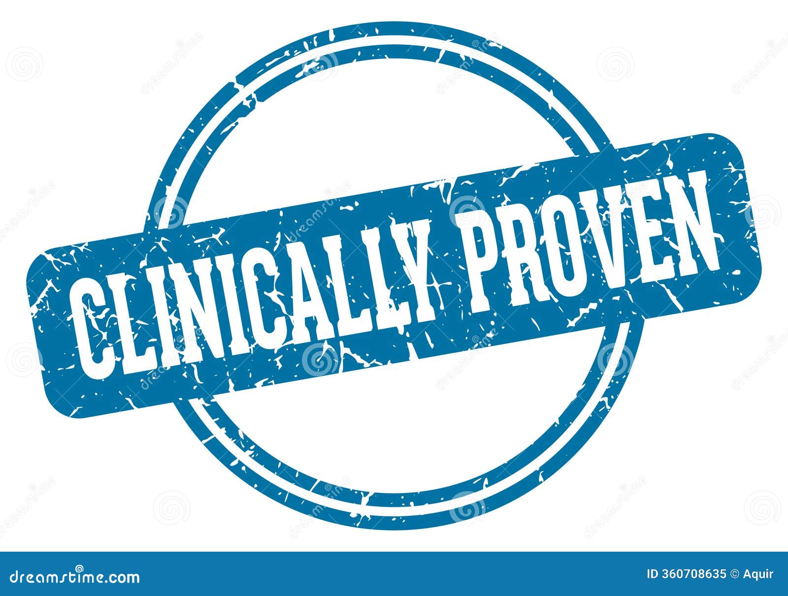 Clinically Proven Stamp Vector Illustration | CartoonDealer.com #347663320