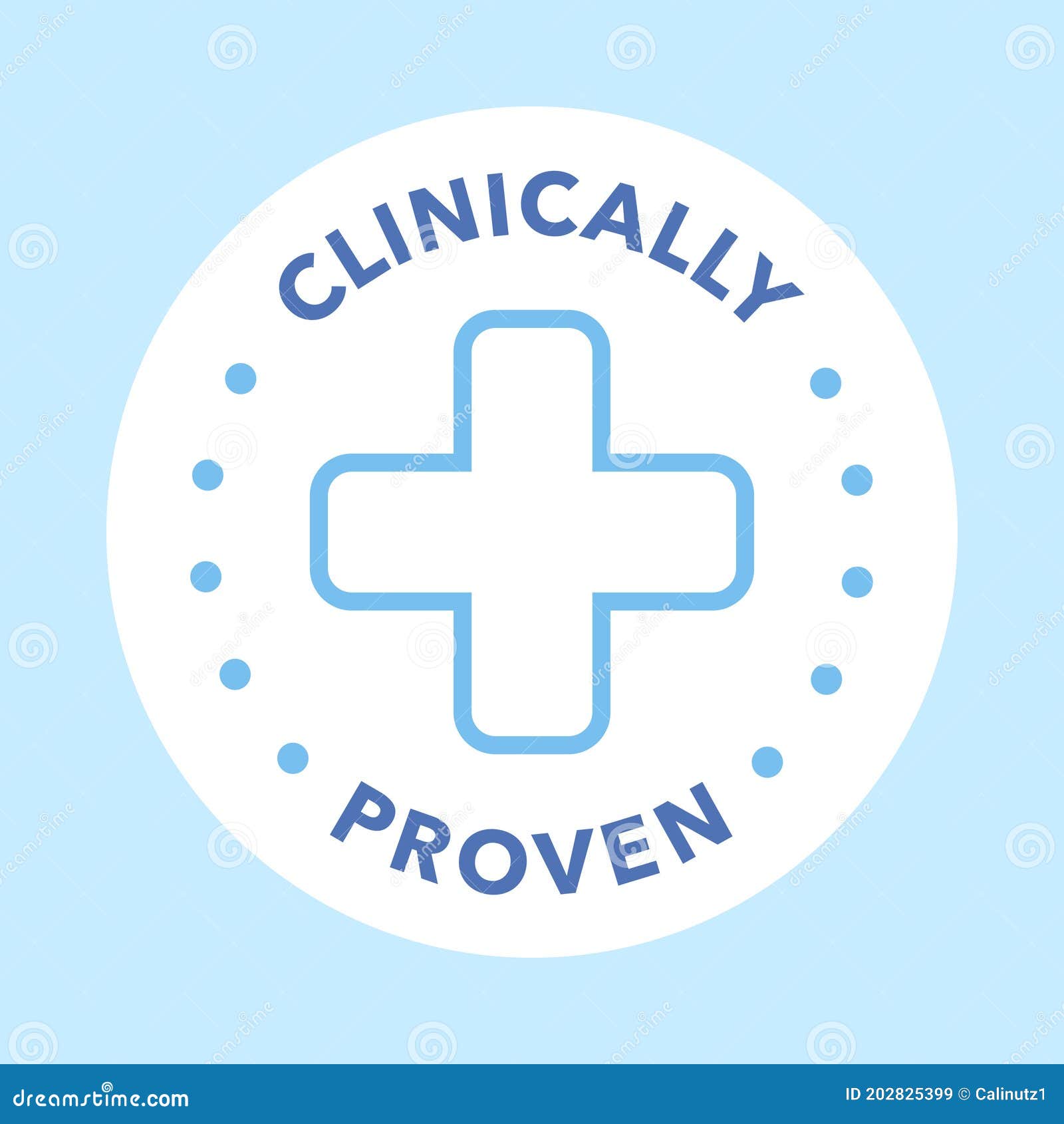 Clinically Tested, Approved, Vector Badge Stock Vector - Illustration ...