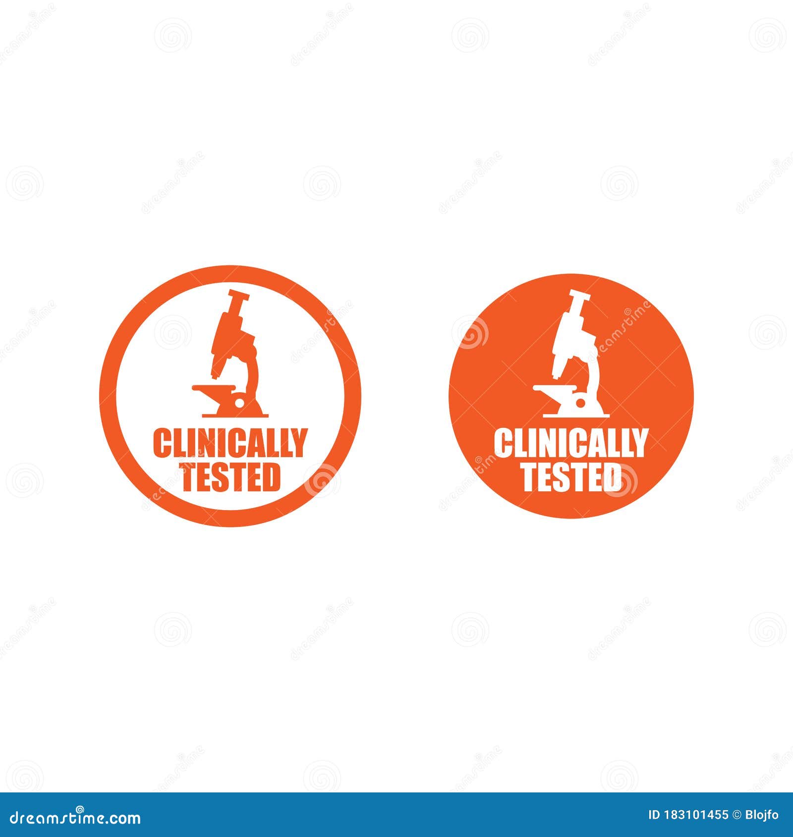 Clinically Tested, Approved, Vector Badge | CartoonDealer.com #202825483