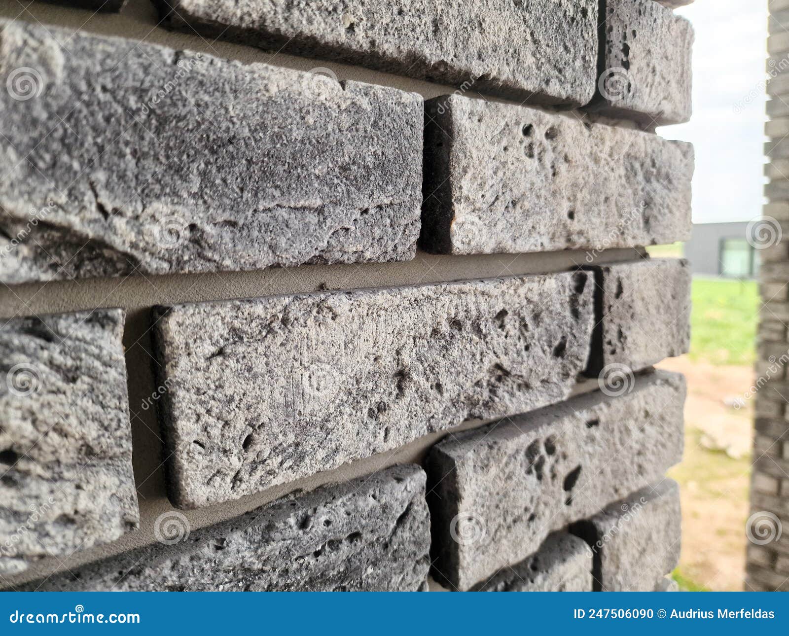 Clinker Bricks on the House Wall Close Up Stock Photo - Image of ...