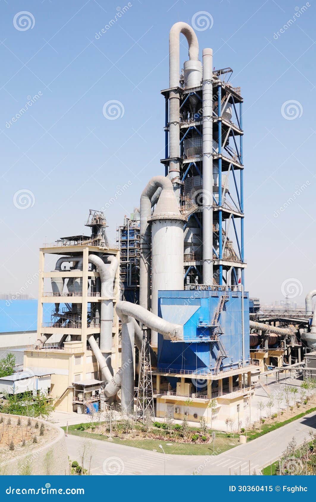 Clinker producing system stock image. Image of produce - 30360415