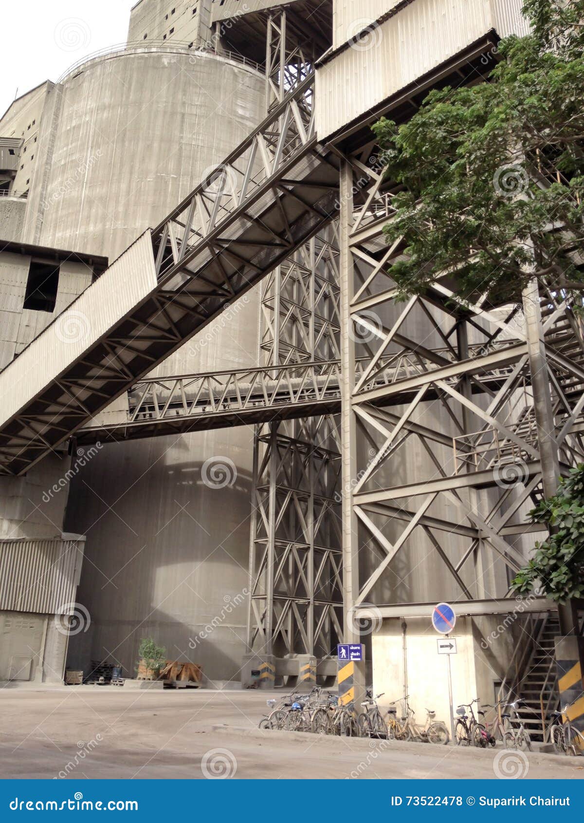 Clinker transport stock photo. Image of facility, factory - 73522478