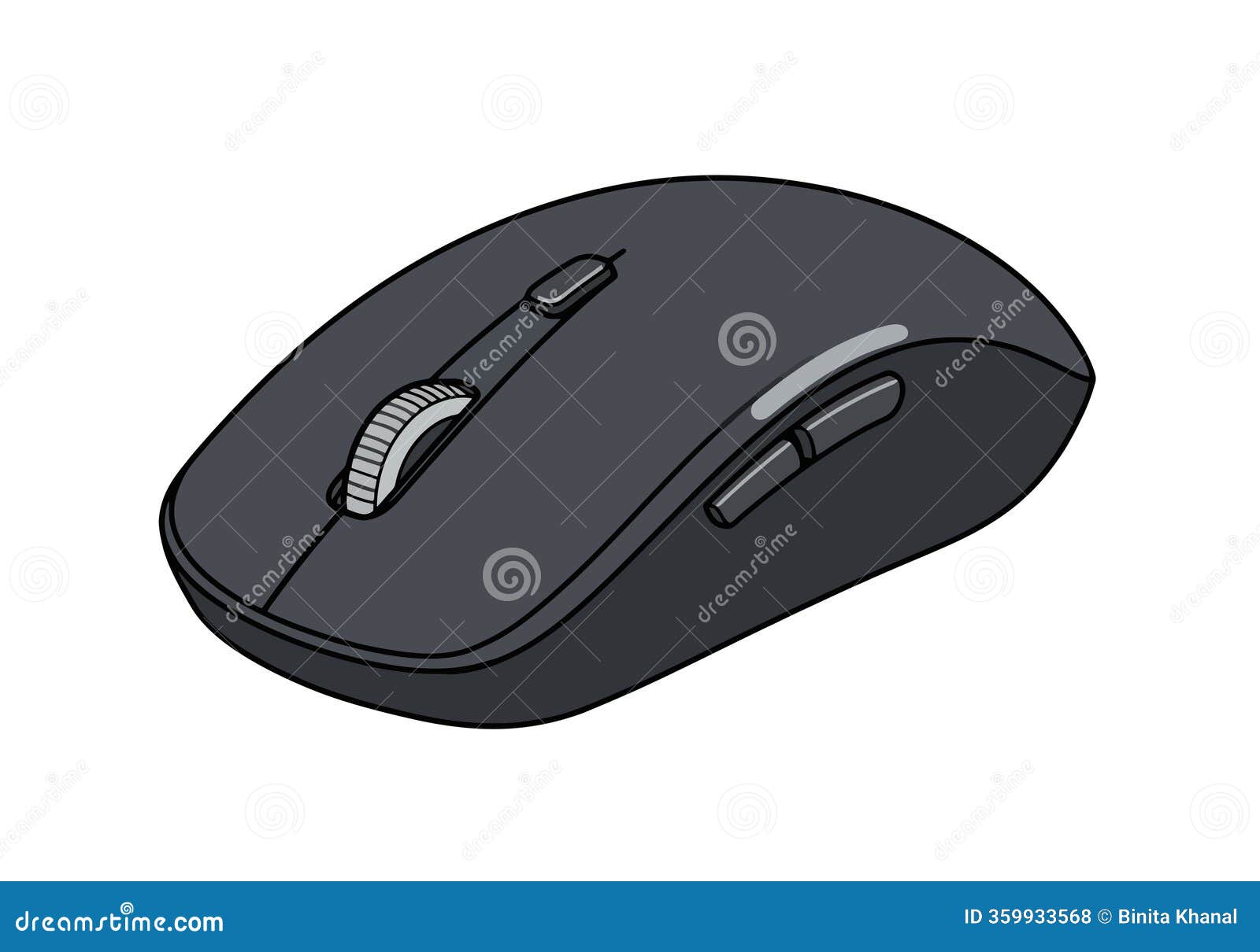 Clip Art Computer Mouse. stock illustration. Illustration of handheld ...