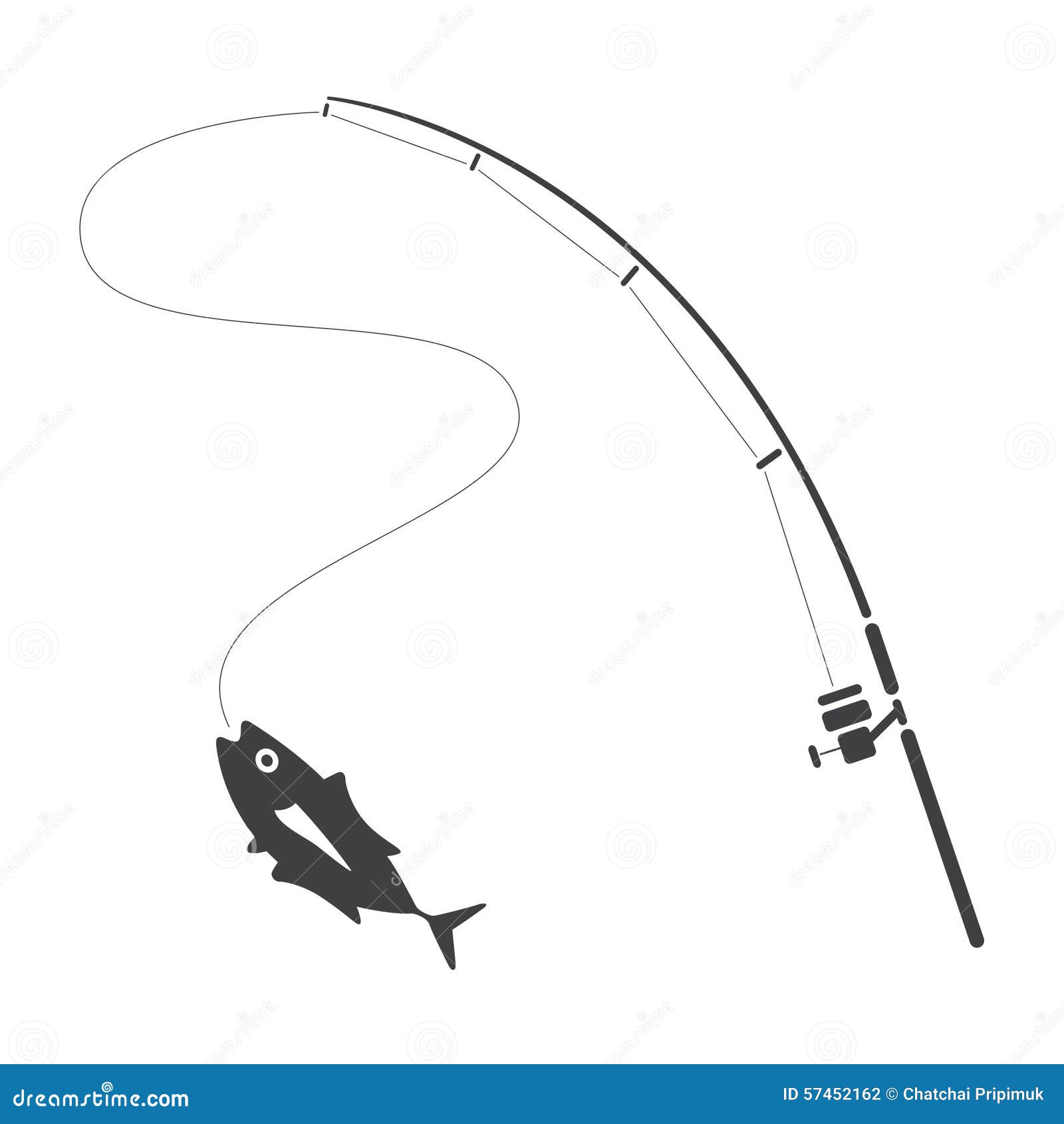 Clip Art De La Pesca, Vector Ilustración del Vector - Ilustración de ...
